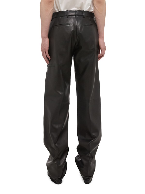 Shop Helmut Lang Leather Relaxed-Fit Carpenter Pants | Saks Shop Helmut Lang Leather Relaxed-Fit Carpenter Pants | Saks