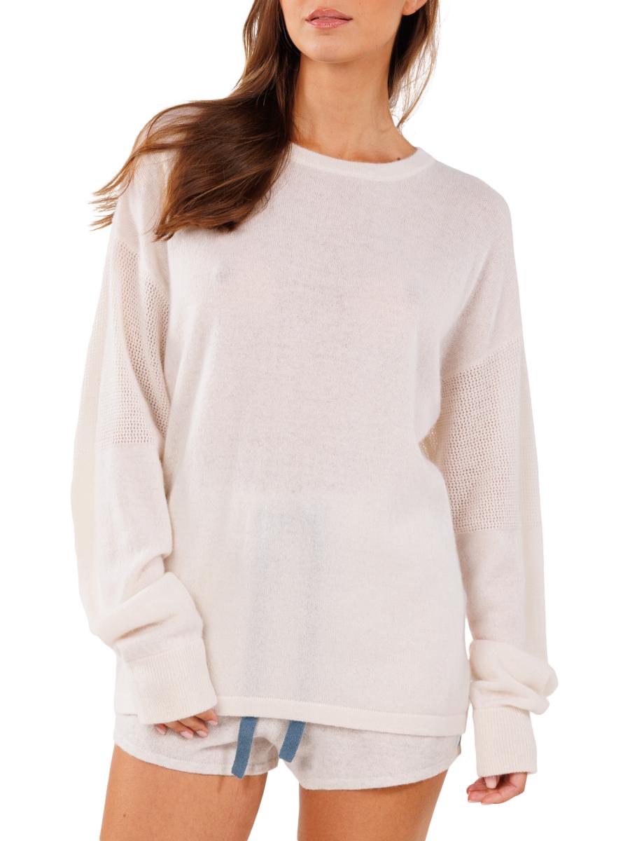 Crush Cashmere Santo Sporty Cashmere Sweater | Saks Fifth Avenue