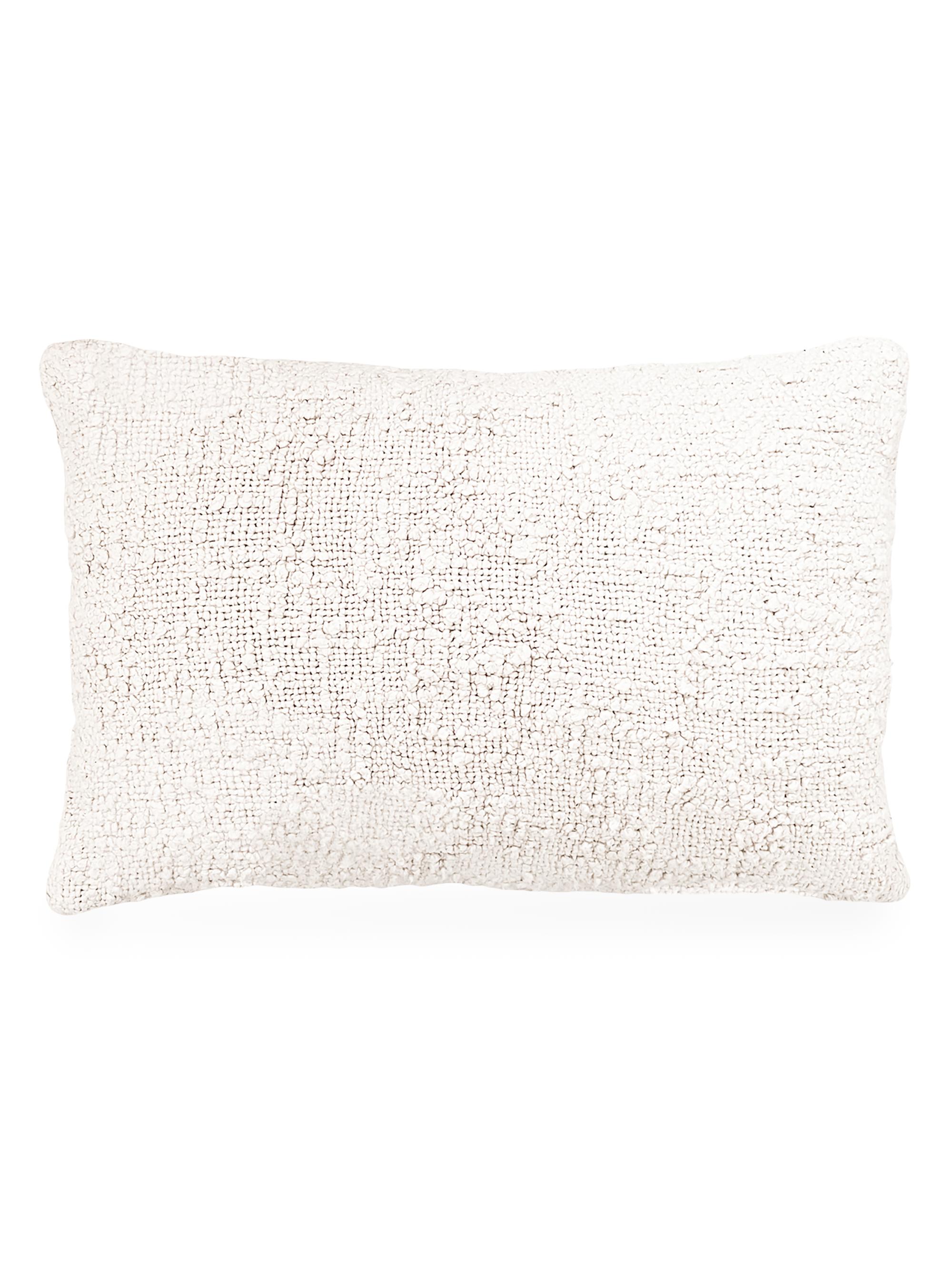 Anaya Cozzy Cotton Boucle Down Pillow | Saks Fifth Avenue