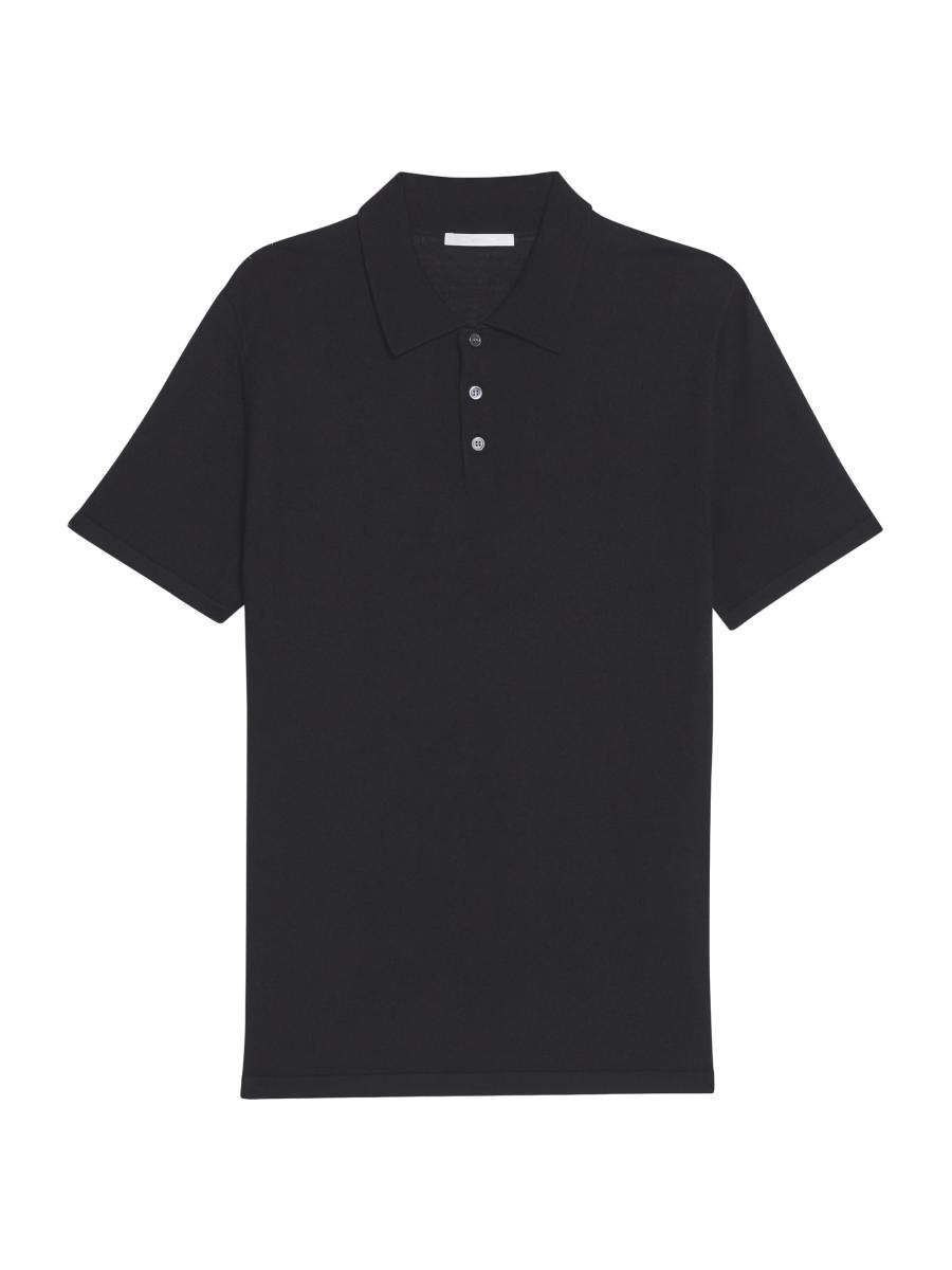 Helmut Lang Wool & Silk-Blend Polo Shirt | Saks Fifth Avenue