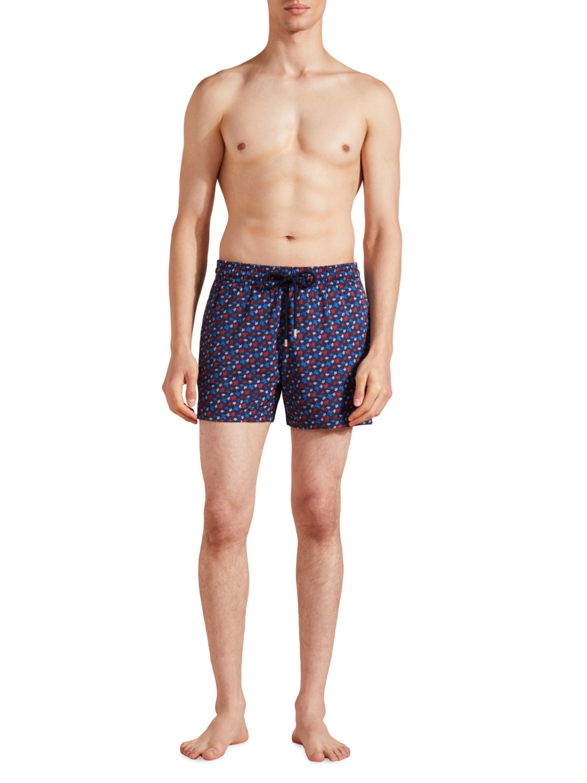 Vilebrequin Moorsie Turtle Print Swim Trunks | Saks Fifth Avenue