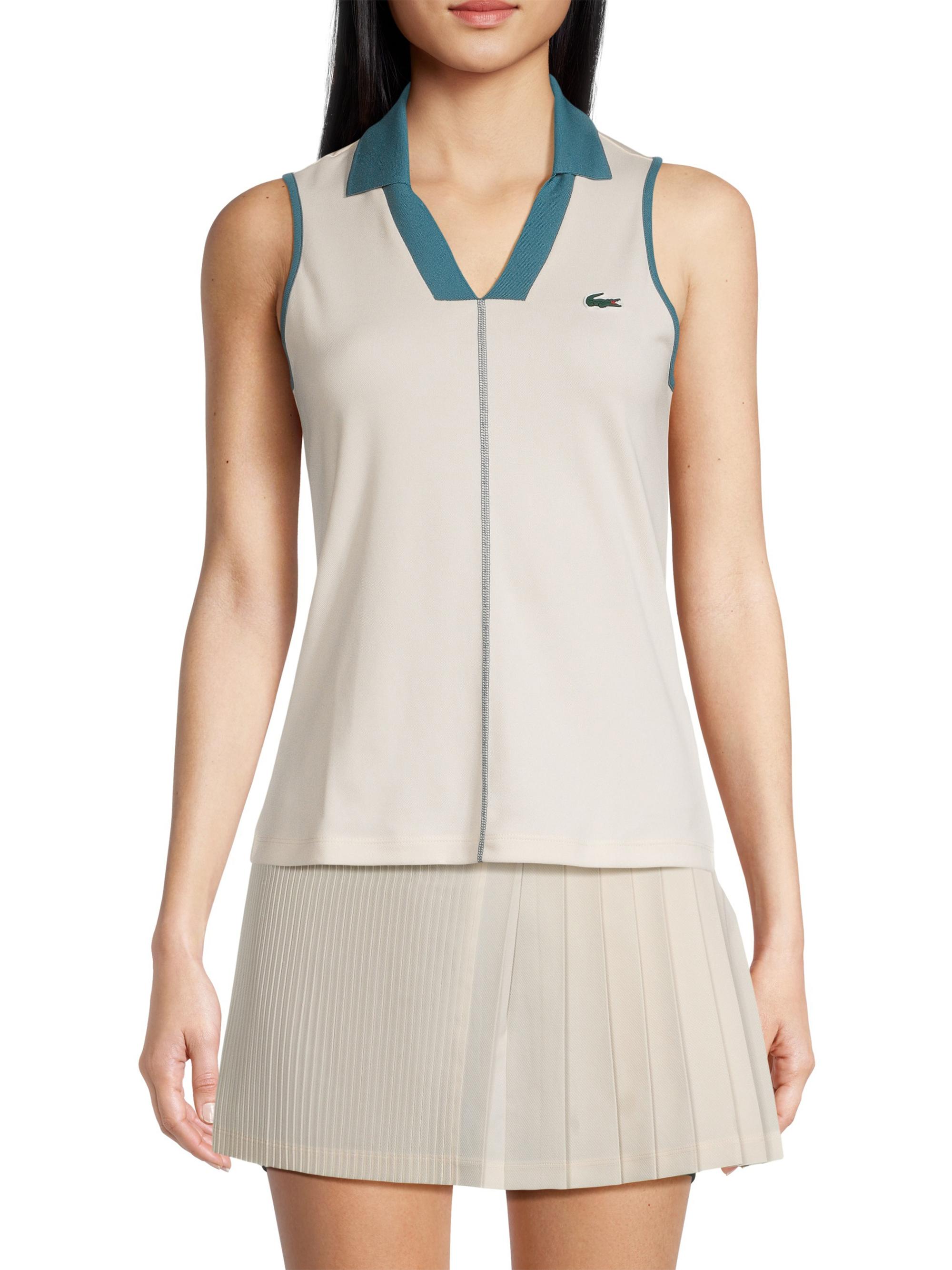 Lacoste Sleeveless Performance Polo | Saks Fifth Avenue