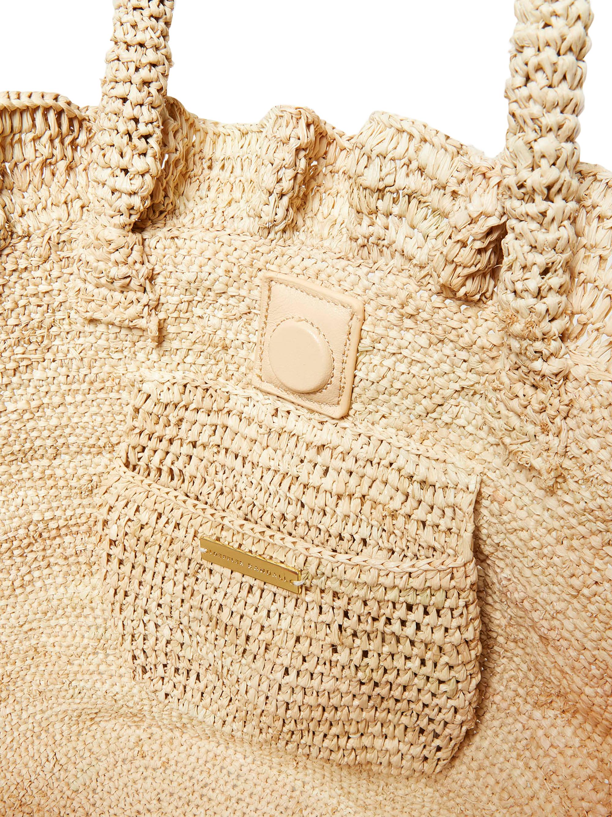 Loeffler Randall Raffia Ruffled Woven Tote Bag | Saks Fifth Avenue