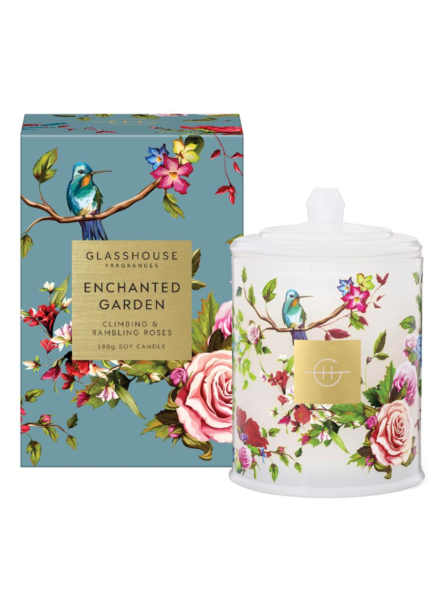 Glasshouse Fragrances Enchanted Garden Candle | Saks Fifth Avenue