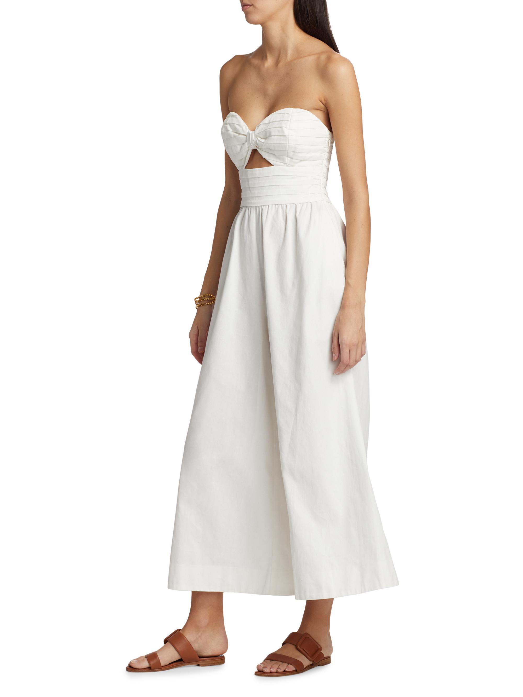 Amur Lulee Bow Bodice Jumpsuit | Saks Fifth Avenue