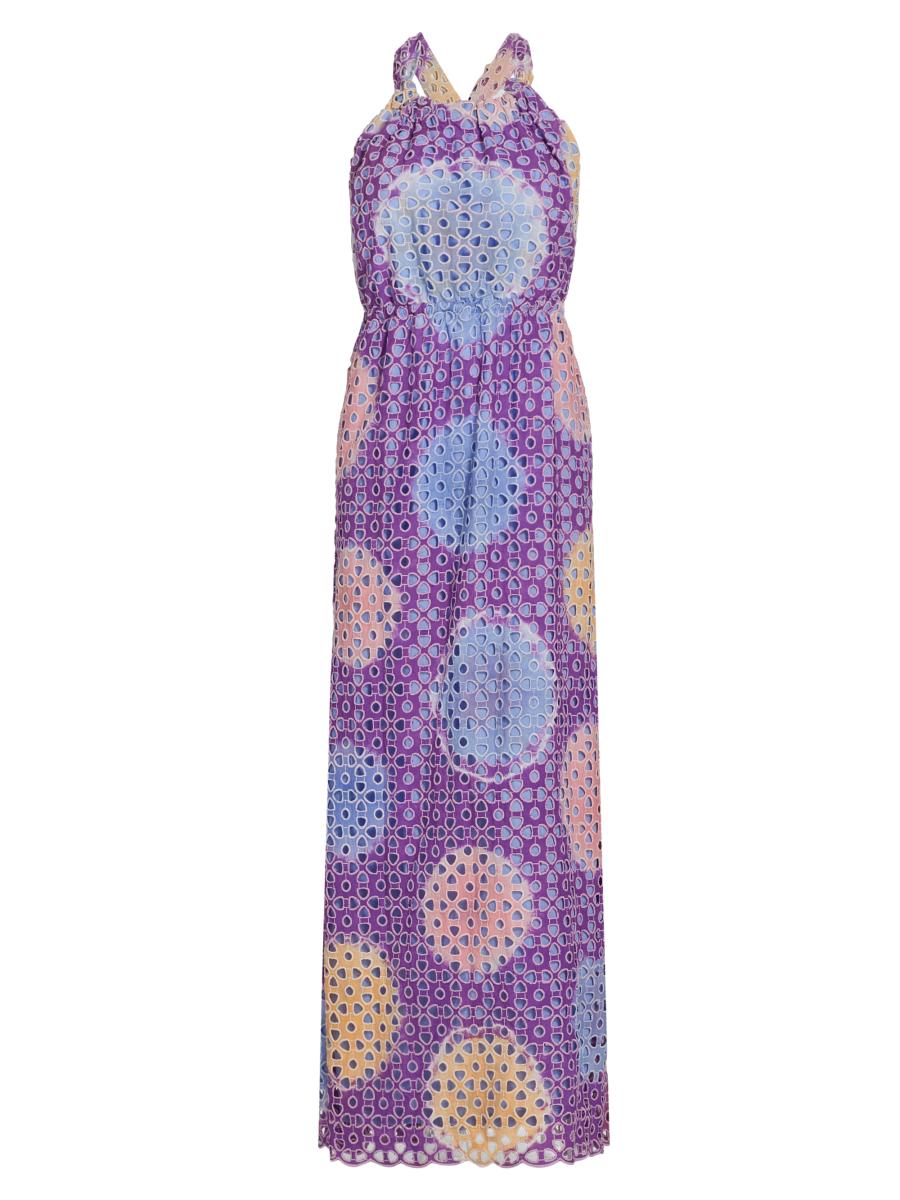 Busayo Oye Eyelet Cotton Maxi Dress | Saks Fifth Avenue