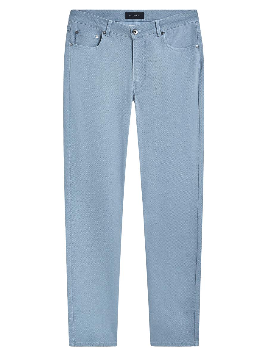 Bugatchi Stretch Cotton-Blend Straight-Leg Pants | Saks Fifth Avenue