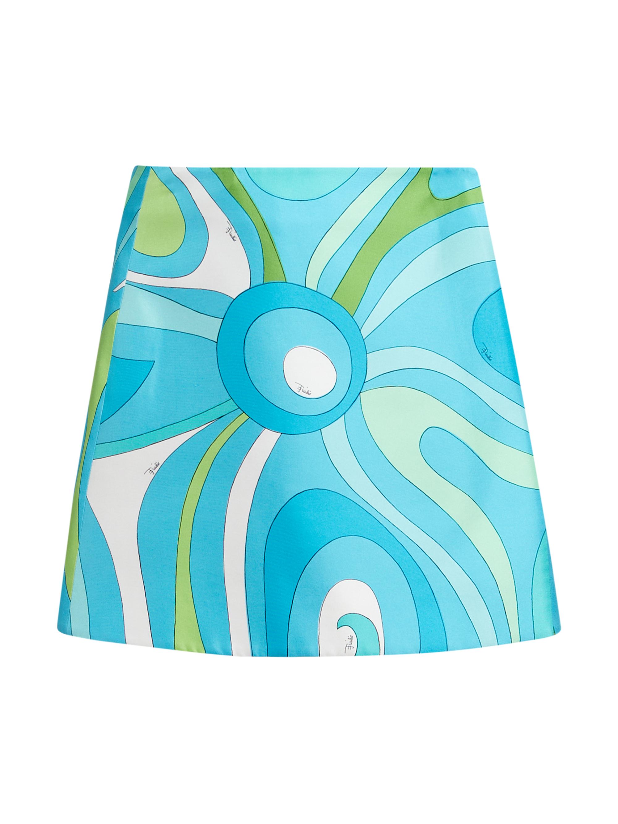 Pucci Very Vivara Silk Twill Wrap-Effect Miniskirt | Saks Fifth Avenue