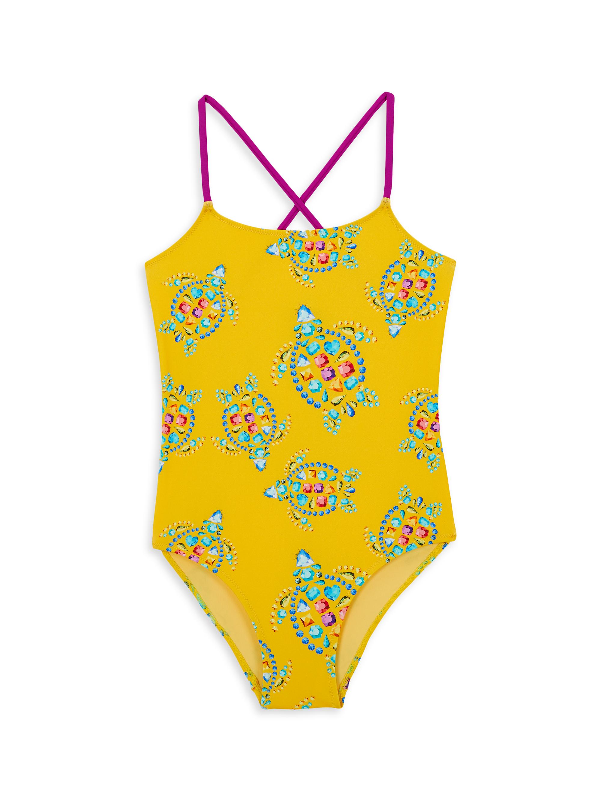 Vilebrequin Little Girl's & Girl's Flowers In The Sky One-Piece