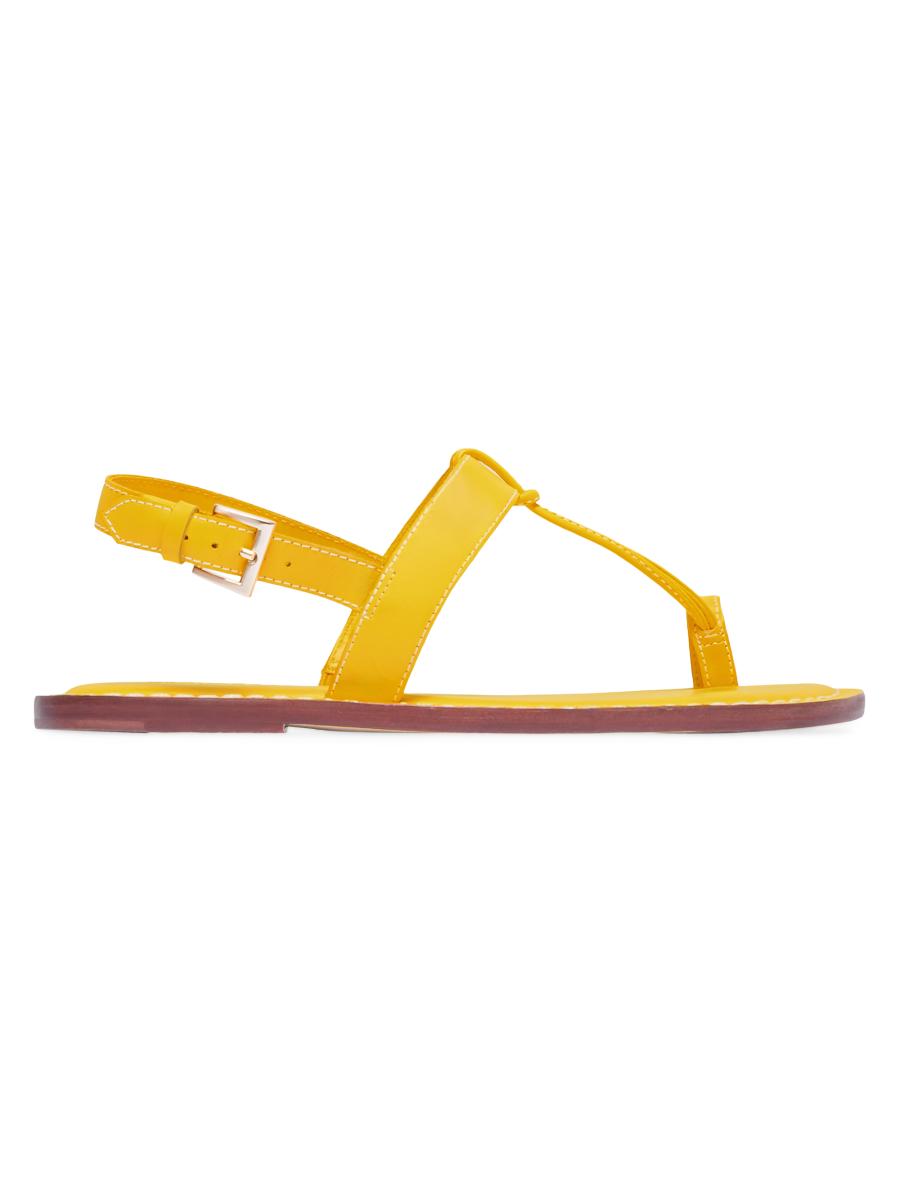 Shop Bernardo Maverick 2 Leather Toe Ring Sandals | Saks Fifth Avenue
