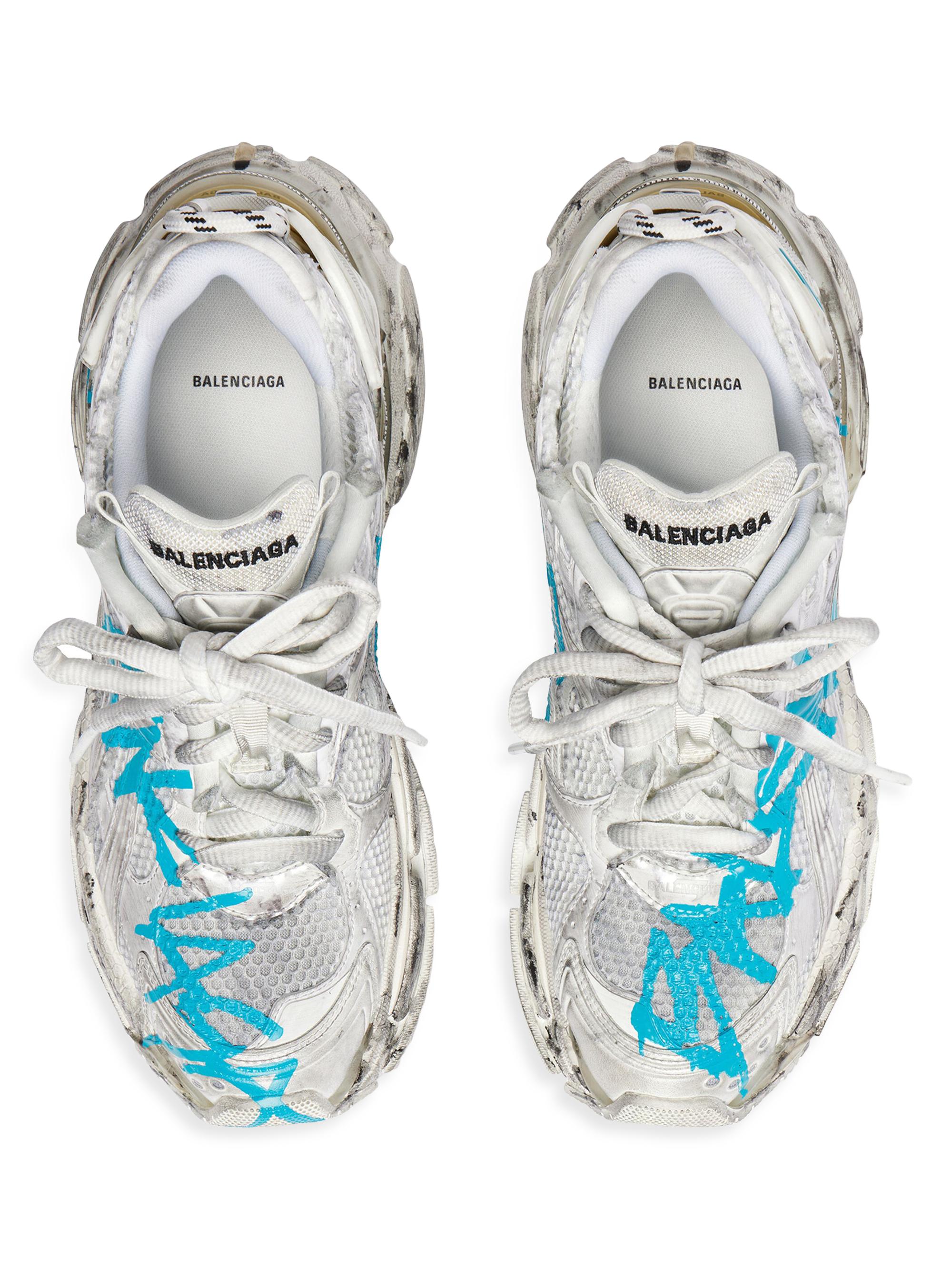 Balenciaga Women's Runner Graffiti Sneakers | Saks Fifth Avenue