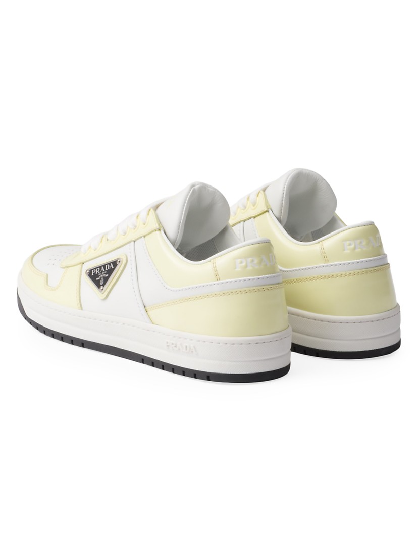 Shop Prada Downtown Leather Sneakers | Saks Fifth Avenue Shop Prada Downtown Leather Sneakers | Saks Fifth Avenue