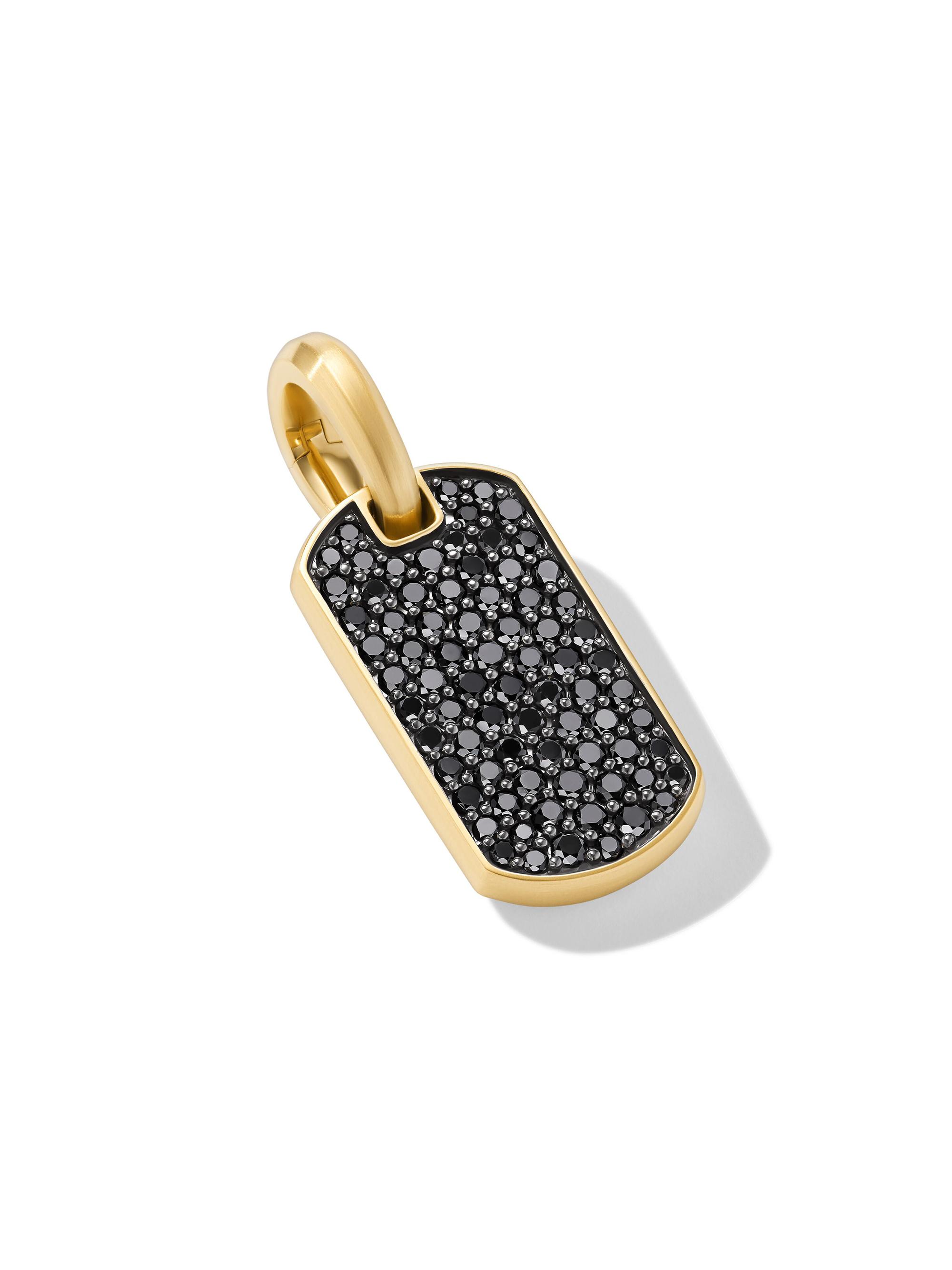 David Yurman Chevron Tag in 18K Yellow Gold | Saks Fifth Avenue