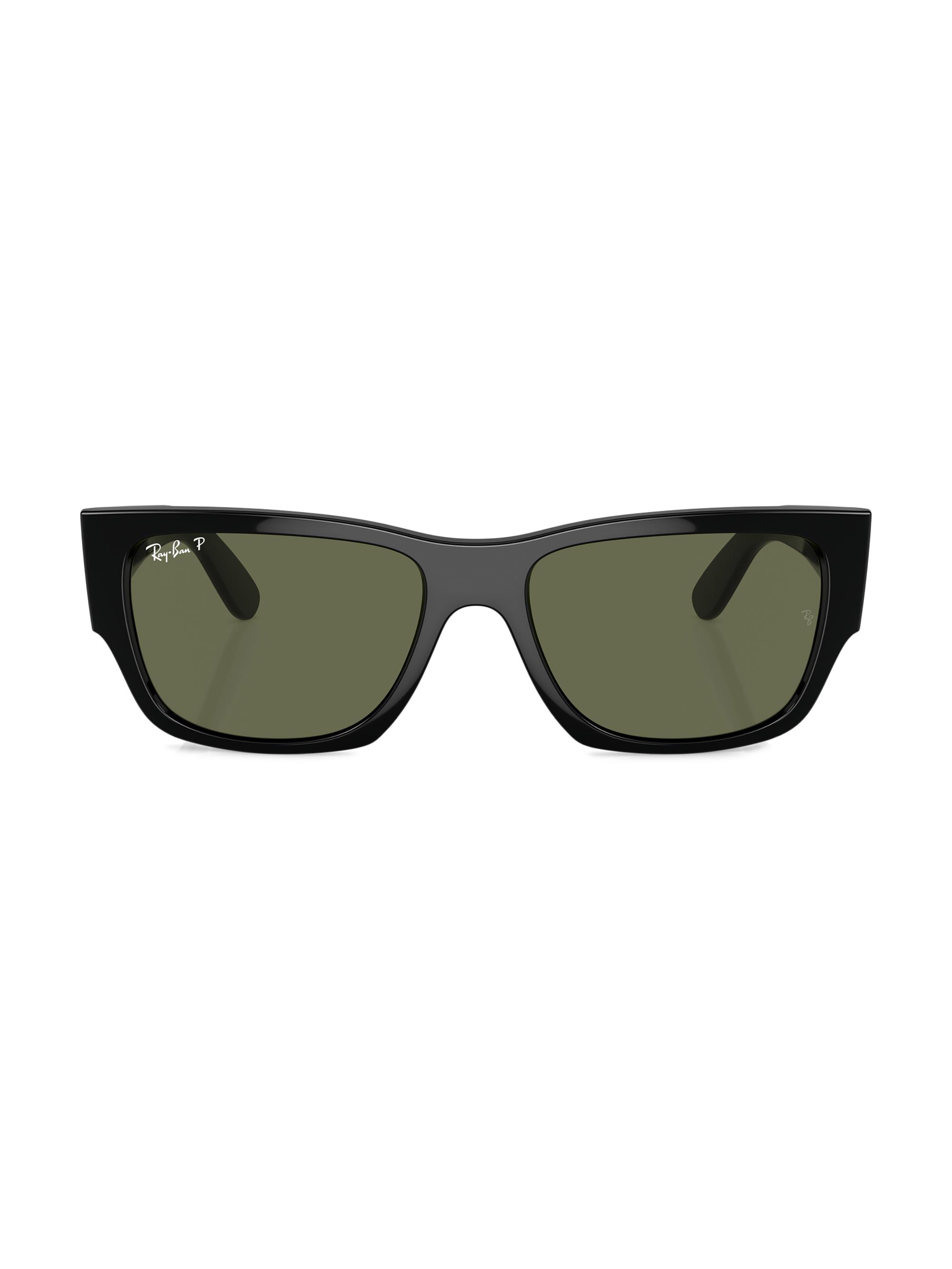 Ray-Ban RB0947S Carlos 56MM Rectangular Sunglasses | Saks Fifth Avenue