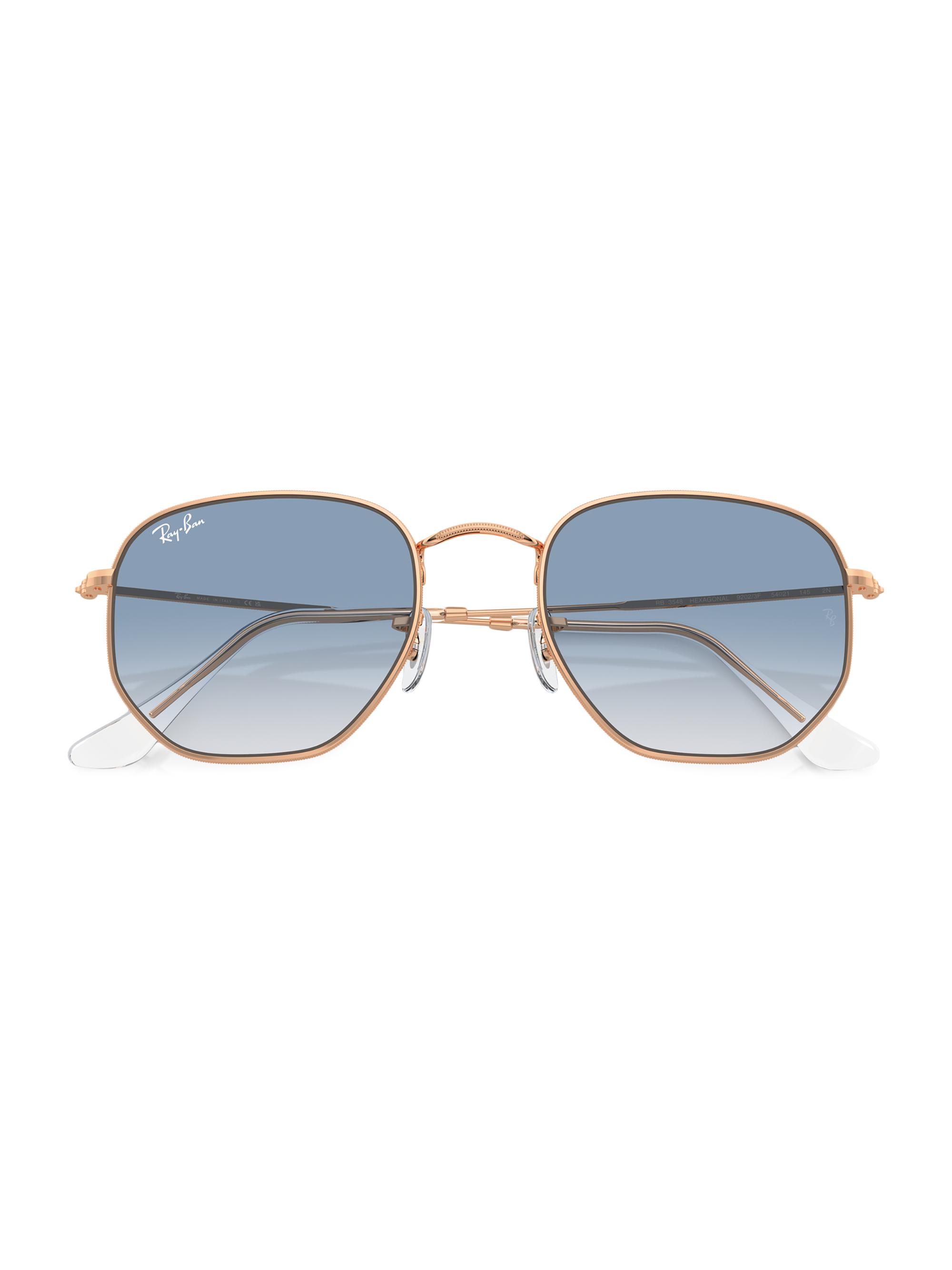 Ray-Ban RB3548 51MM Hexagonal Sunglasses | Saks Fifth Avenue