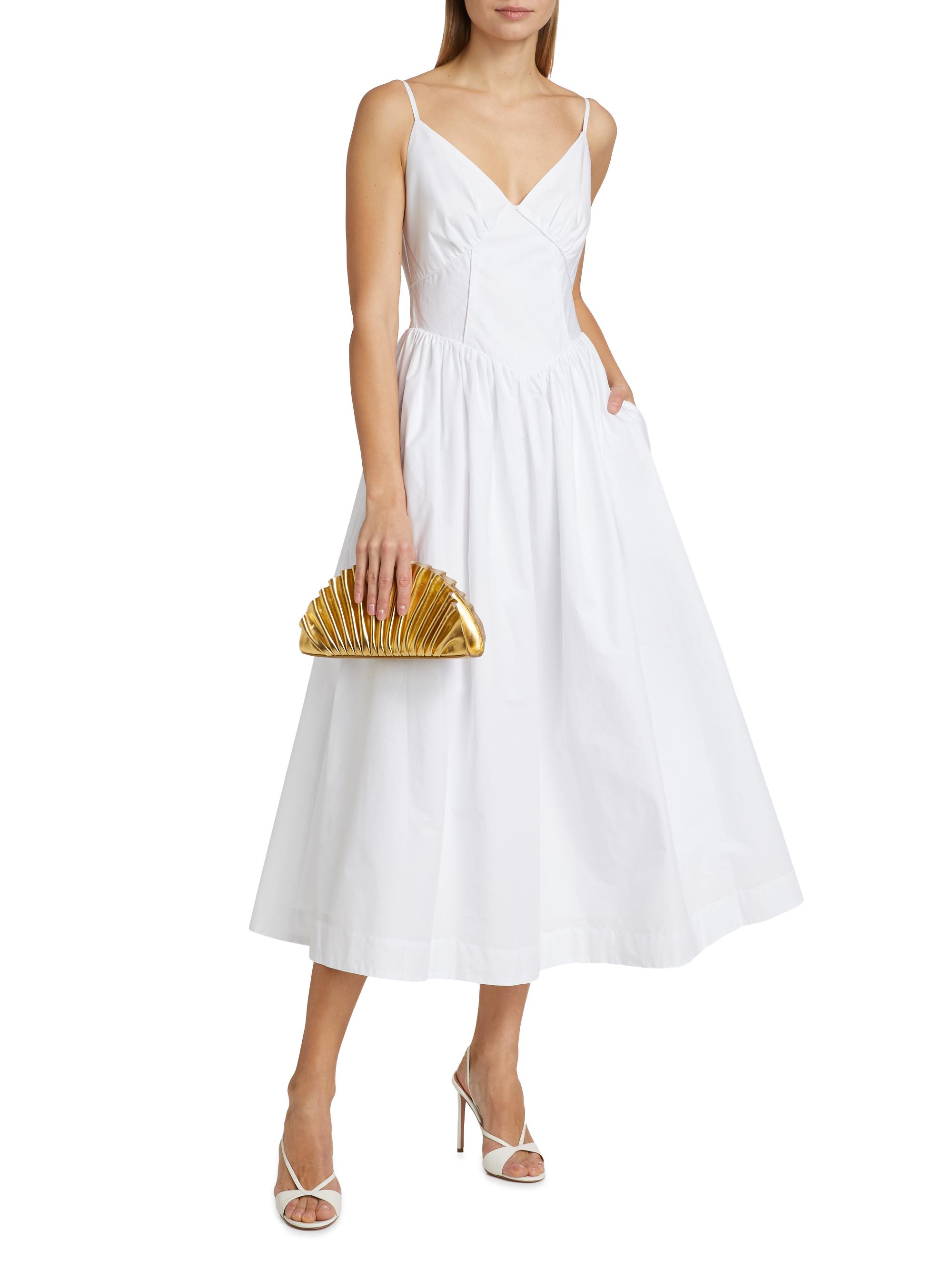 Nicholas the Label Becker Princess Waist Midi-Dress | Saks Fifth Avenue
