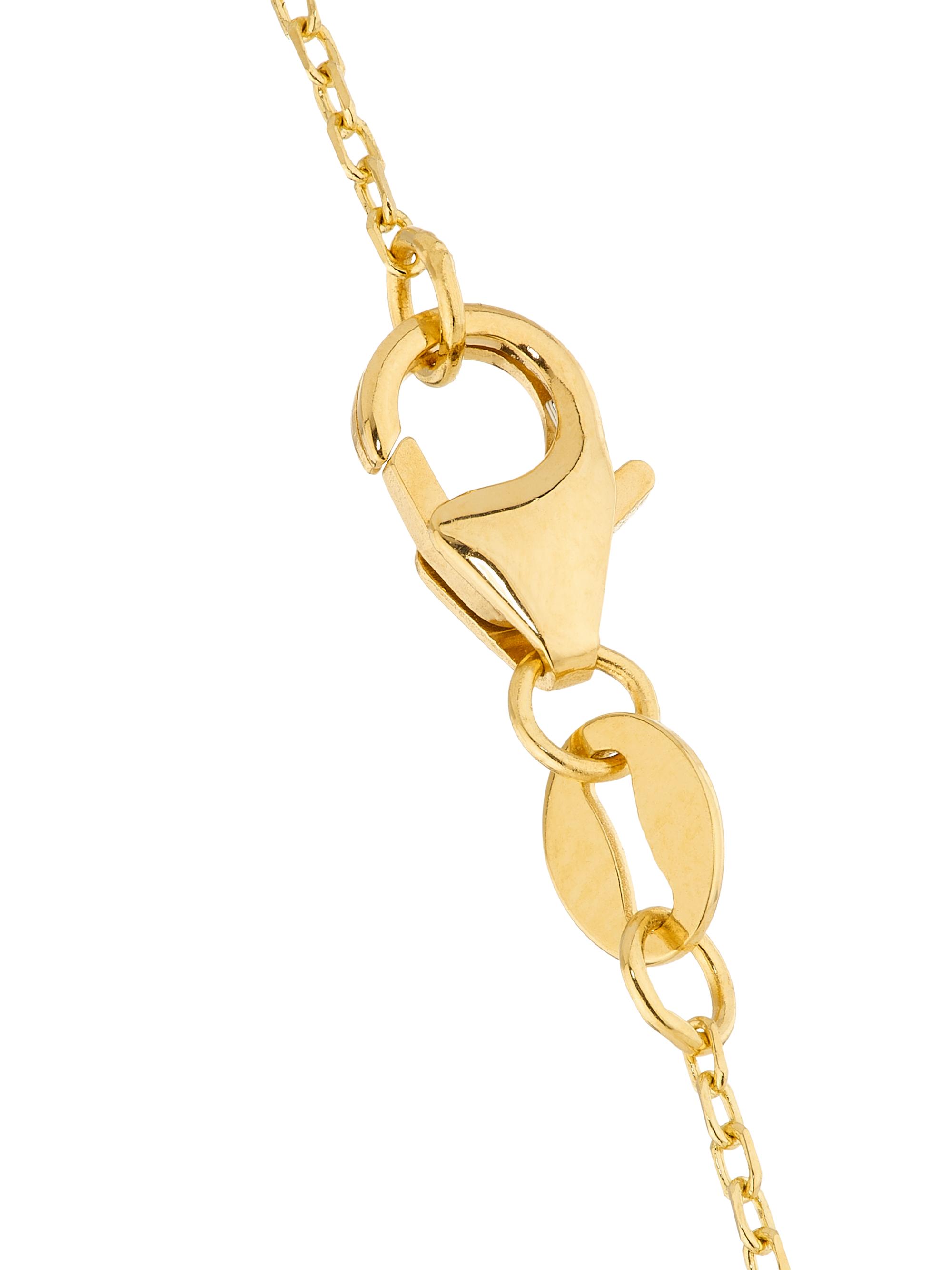 Foundrae True Love 18K Yellow Gold & Ceramic Never Ending Knot Pendant ...