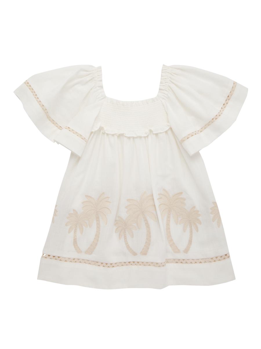 Zimmermann Little Girl's & Girl's Waverly Flutter Sleeve Dress | Saks ...
