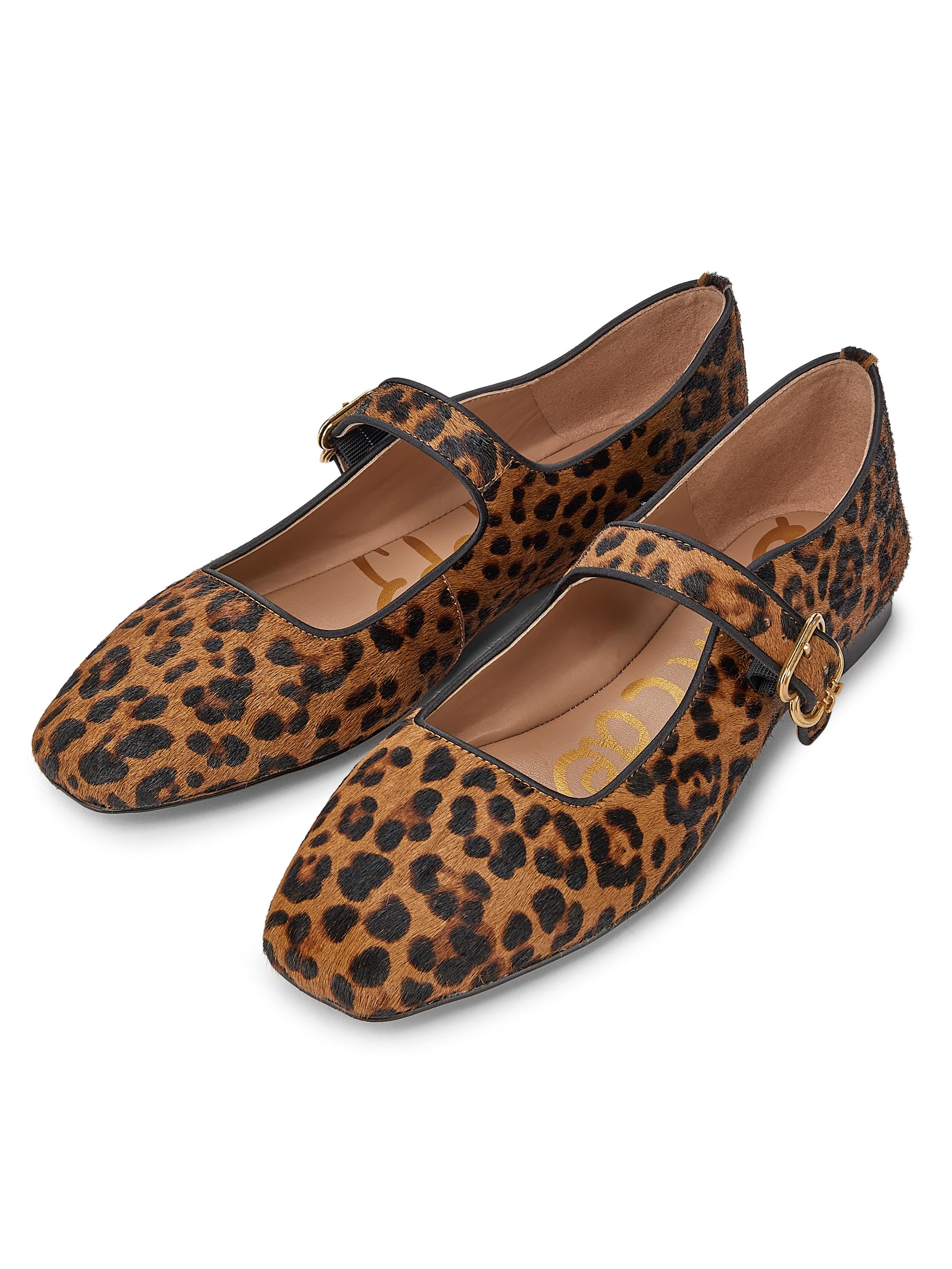Sam Edelman Michaela Printed Calf Hair Mary Jane Flats | Saks Fifth Avenue