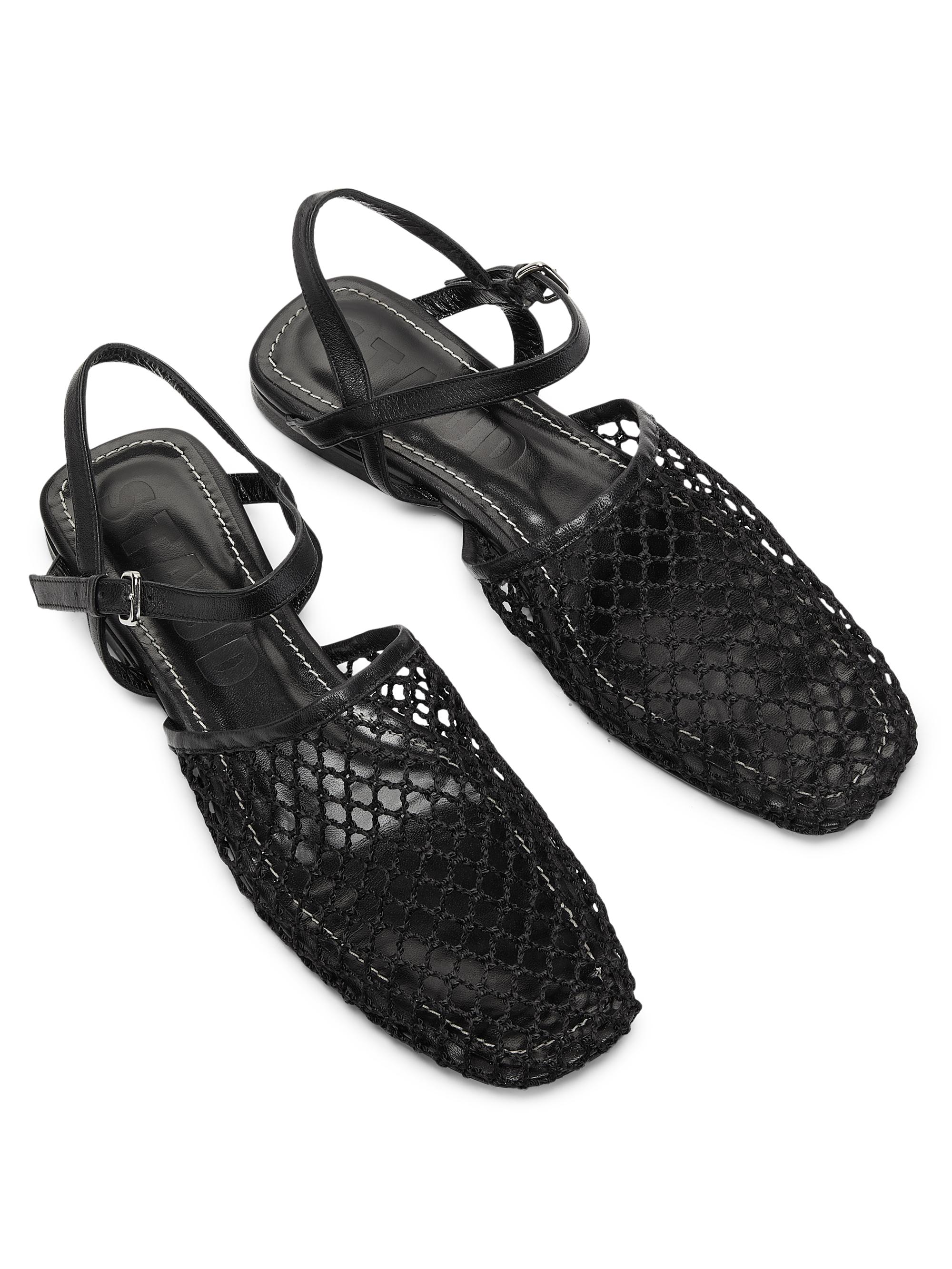 Staud Rete Paper Net Sandals | Saks Fifth Avenue