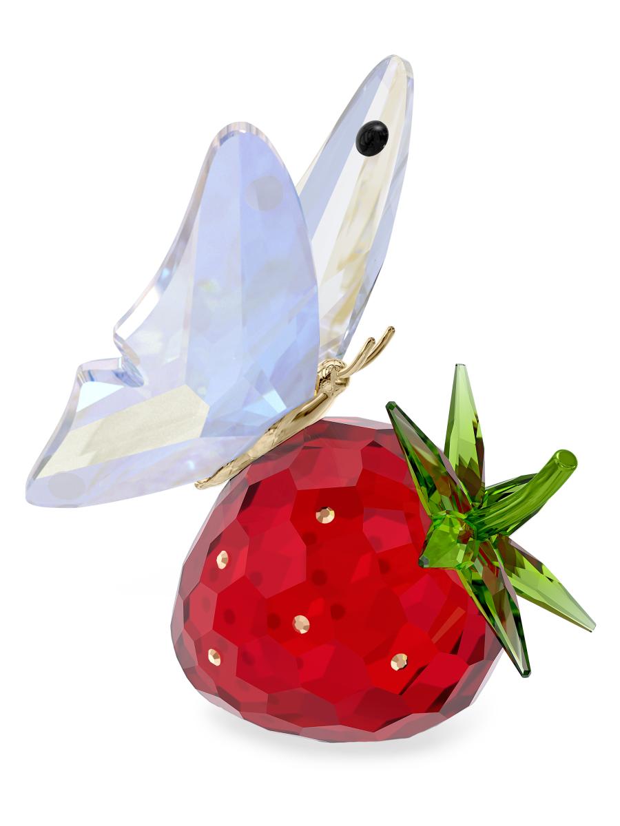 Swarovski Idyllia Butterfly & Strawberry Crystal Figurine | Saks Fifth ...