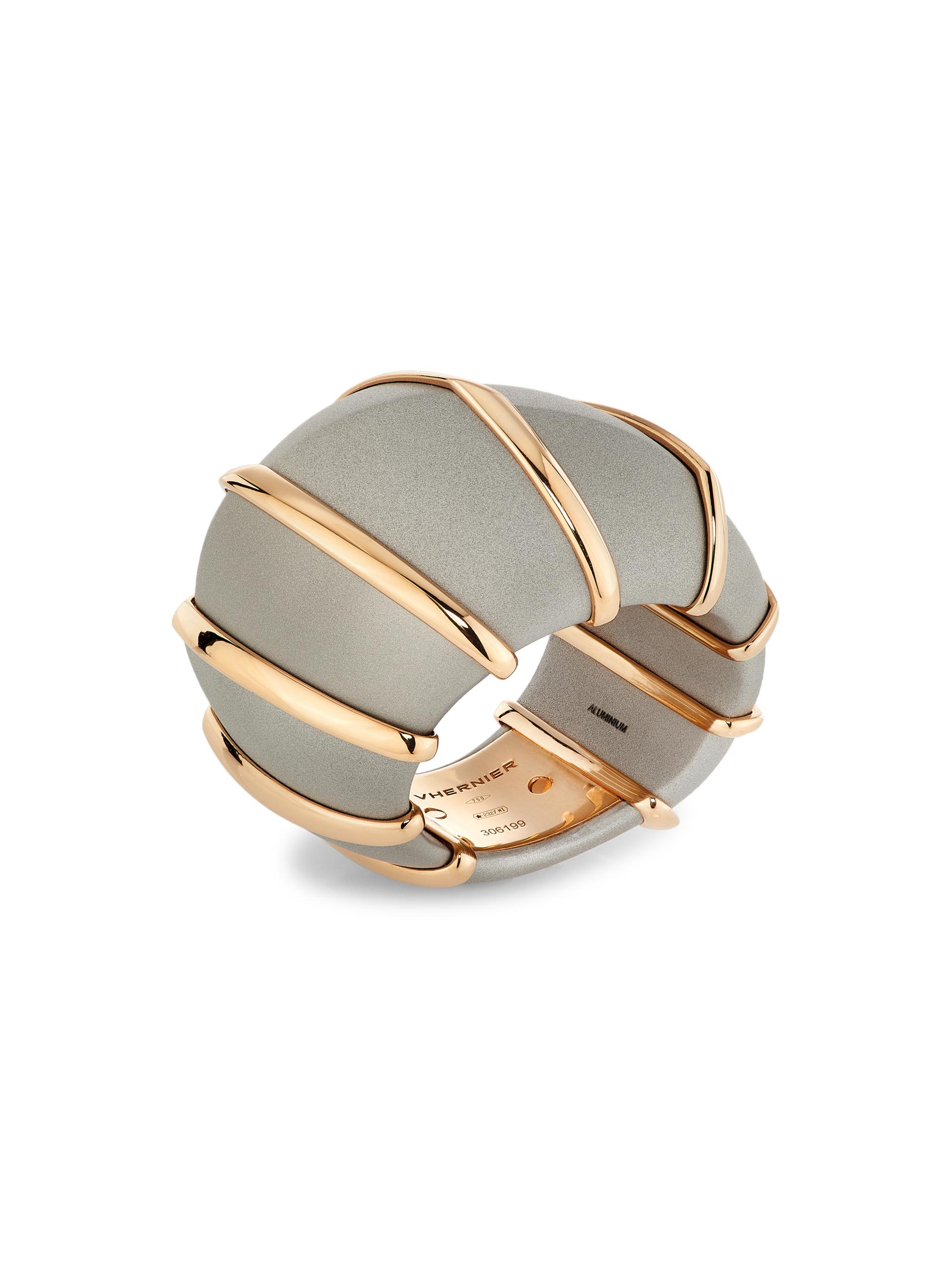 Vhernier Ardis Aluminum & 18K Rose Gold Ring | Saks Fifth Avenue