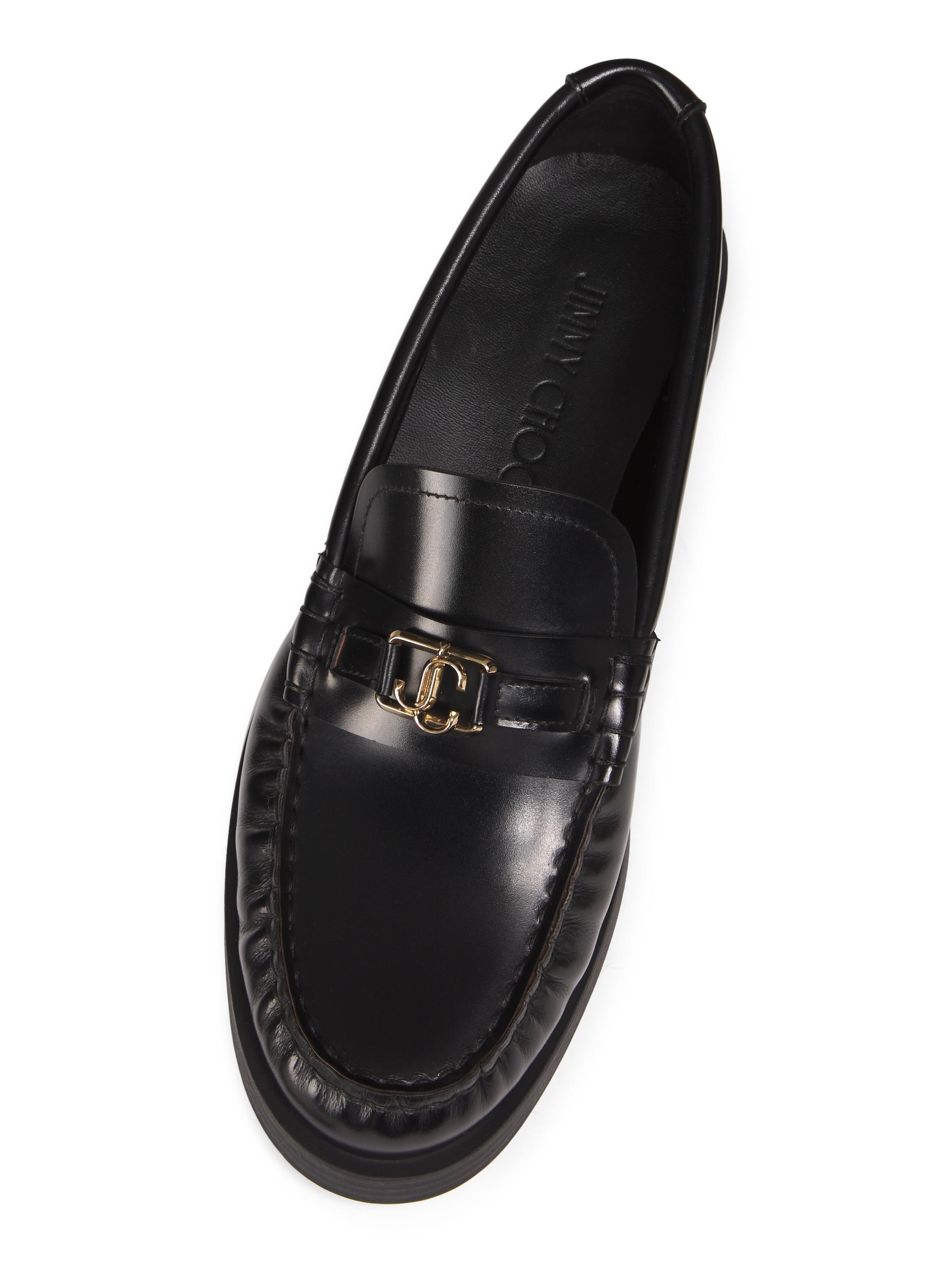 Jimmy Choo Addie Leather Loafers | Saks Fifth Avenue