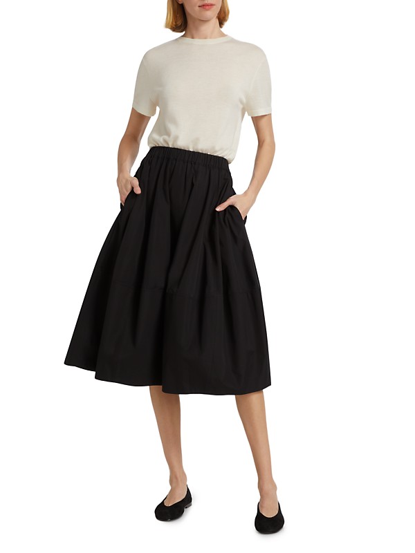 Shop Co Bubble Cotton Poplin Skirt | Saks Fifth Avenue Shop Co Bubble Cotton Poplin Skirt | Saks Fifth Avenue
