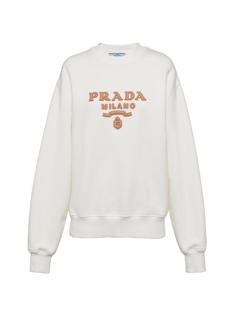Prada Oversized Cotton Sweatshirt | Saks Fifth Avenue