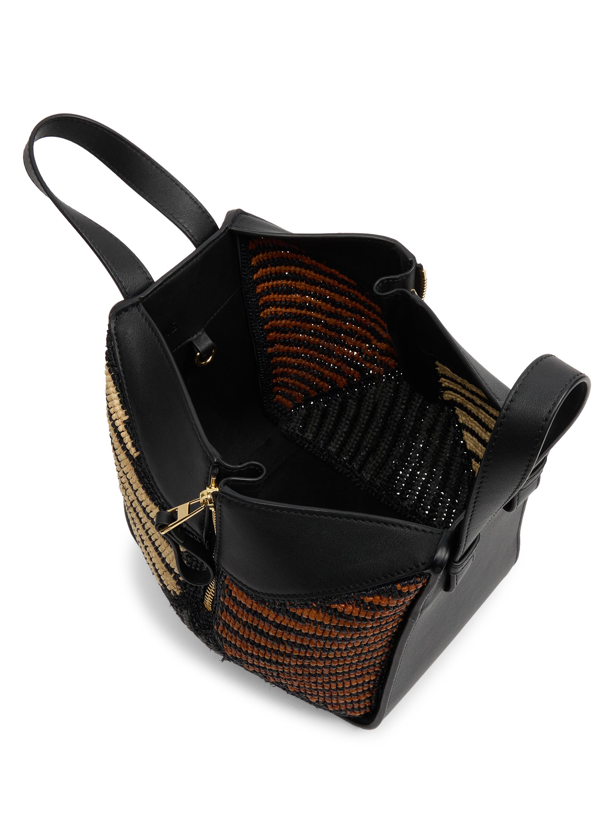 LOEWE LOEWE x Paula's Ibiza Hammock Compact Striped Raffia Bag | Saks ...
