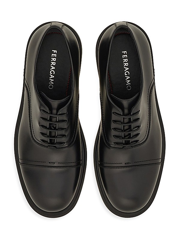 Shop FERRAGAMO Camden Leather Lace-Up Shoes | Saks Fifth Avenue Shop FERRAGAMO Camden Leather Lace-Up Shoes | Saks Fifth Avenue