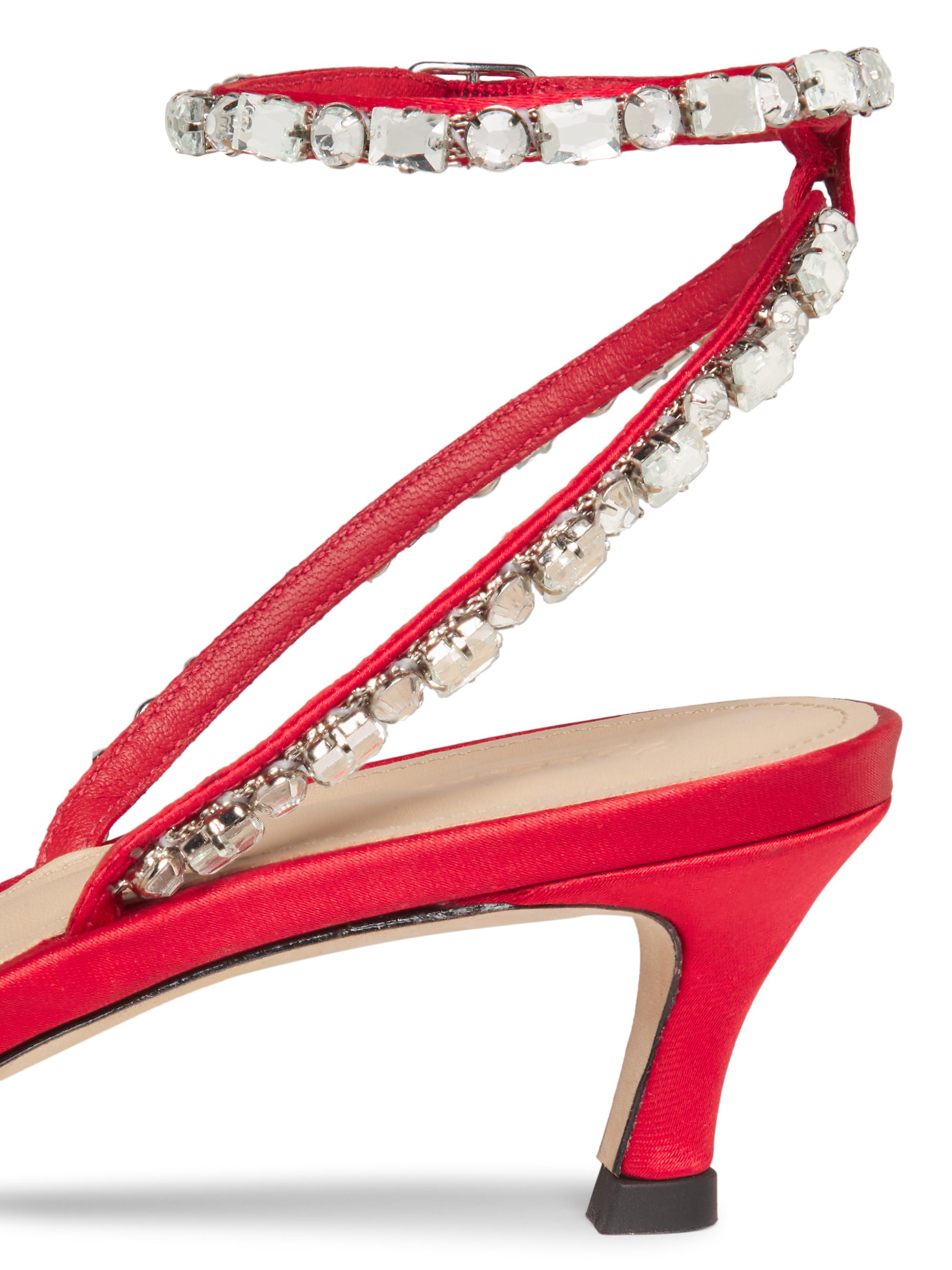 22élevé Gem-Embellished Kitten-Heel Sandals | Saks Fifth Avenue