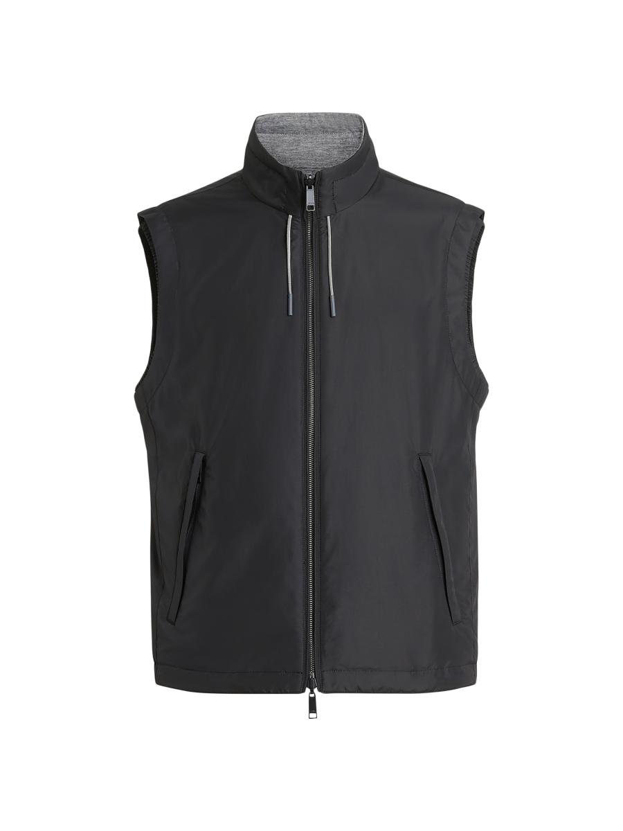 ZEGNA Technical Fabric Reversible Brezza Vest | Saks Fifth Avenue