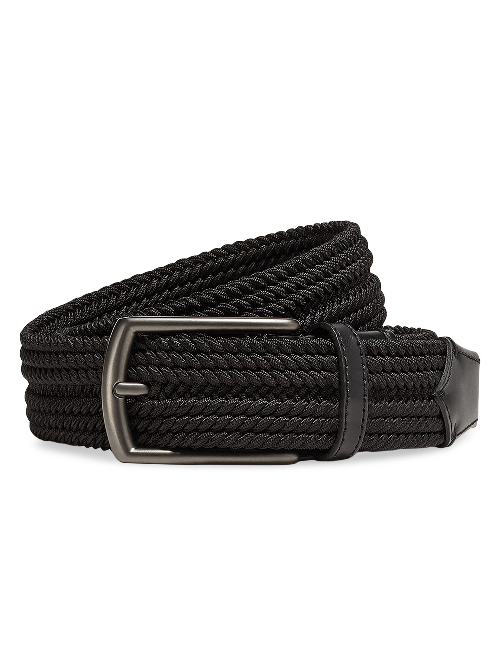ZEGNA Braided Rayon Belt | Saks Fifth Avenue