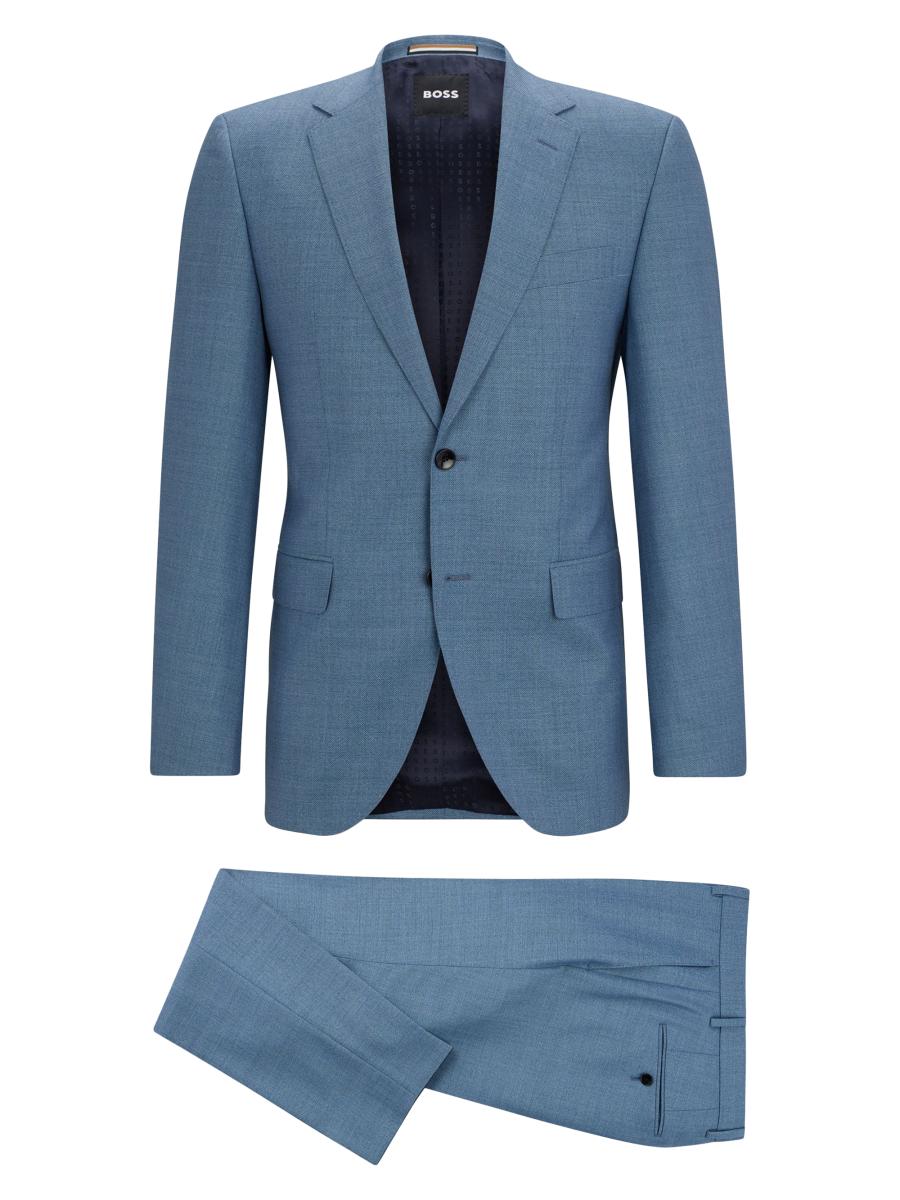 Shop BOSS Regular-Fit Suit in Virgin Wool | Saks Fifth Avenue