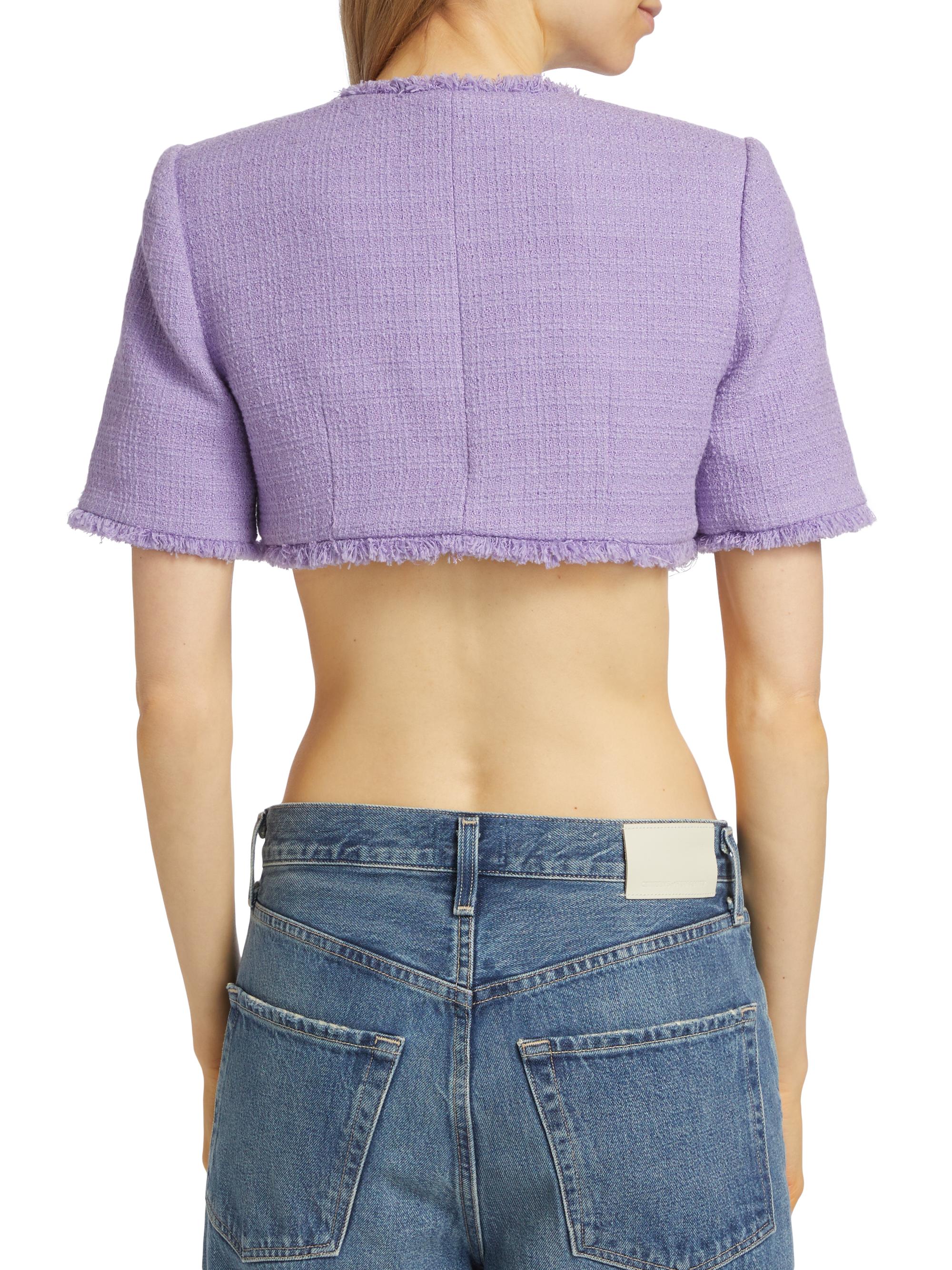 Ronny Kobo Mindy Crop Jacket | Saks Fifth Avenue