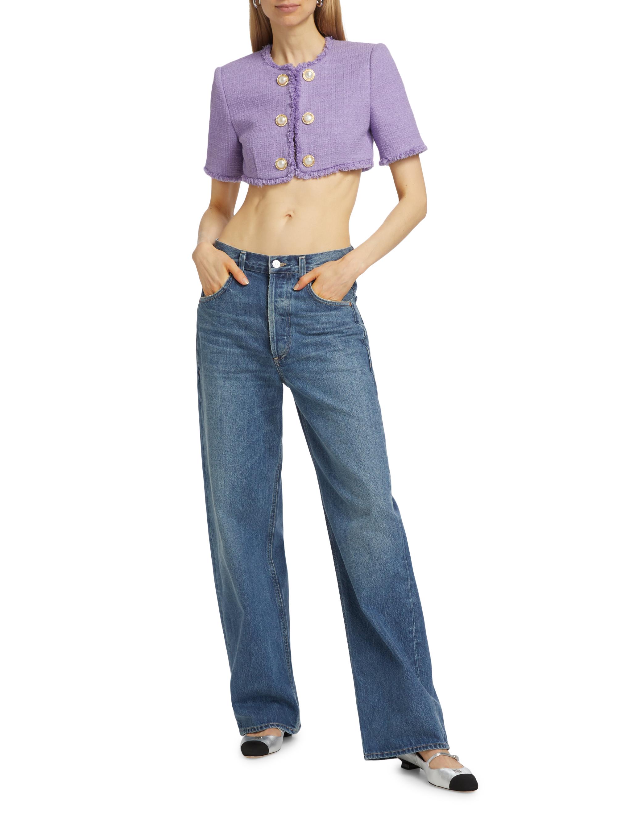 Ronny Kobo Mindy Crop Jacket | Saks Fifth Avenue