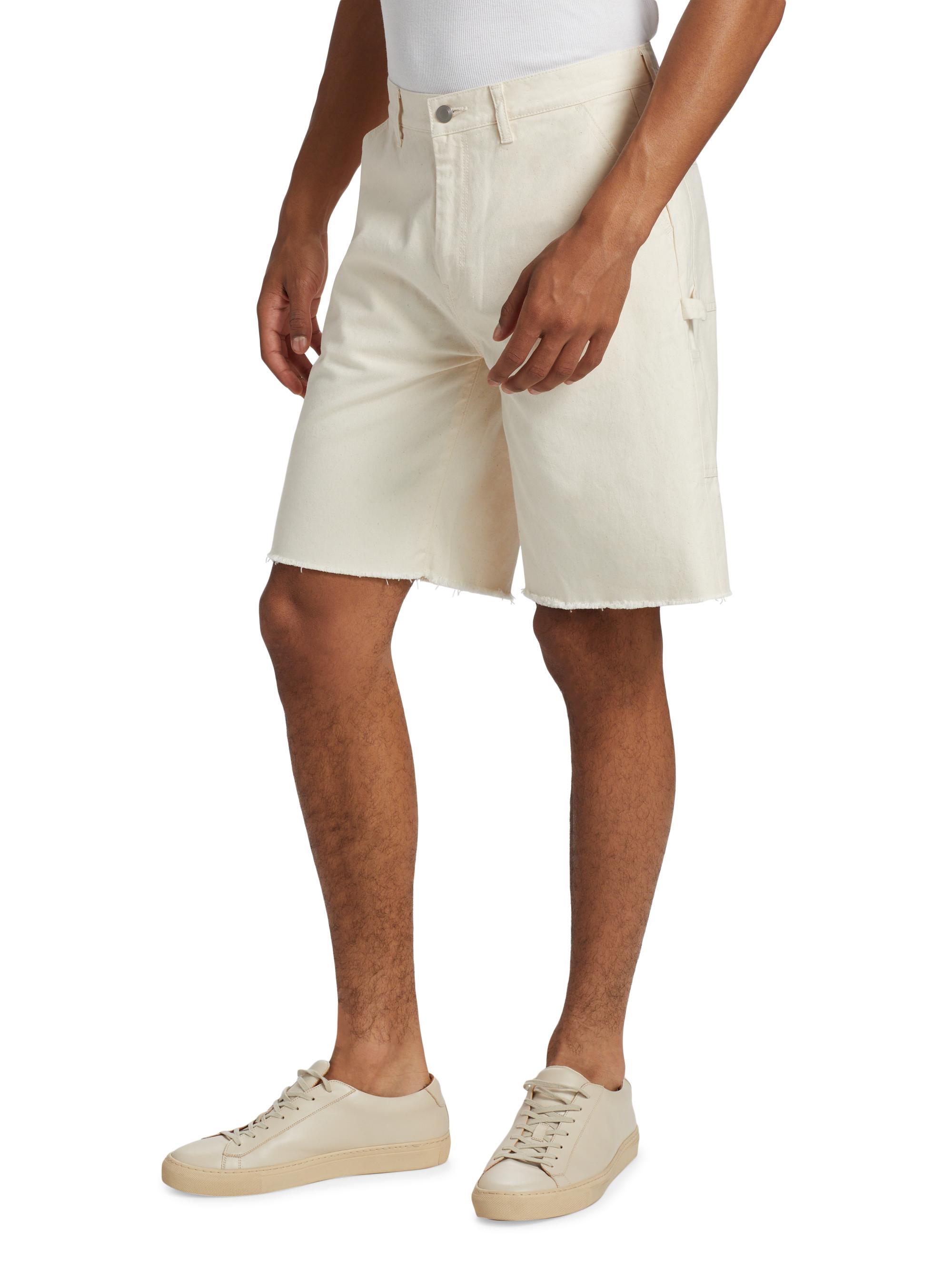 John Elliott Cut-Off Cotton Work Shorts | Saks Fifth Avenue