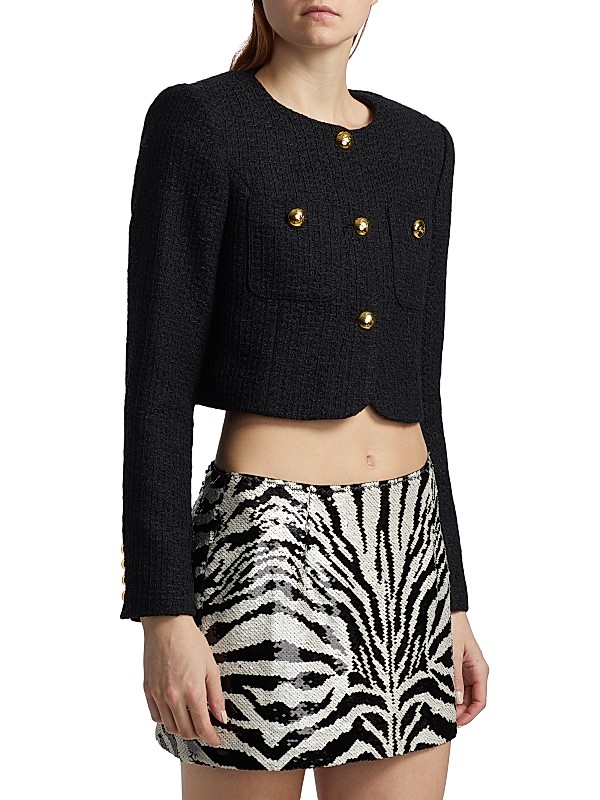 Shop Cinq à Sept Auden Tweed Crop Jacket | Saks Fifth Avenue Shop Cinq à Sept Auden Tweed Crop Jacket | Saks Fifth Avenue