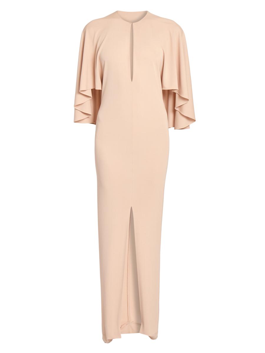 Chloé Cape-Overlay Maxi Dress | Saks Fifth Avenue