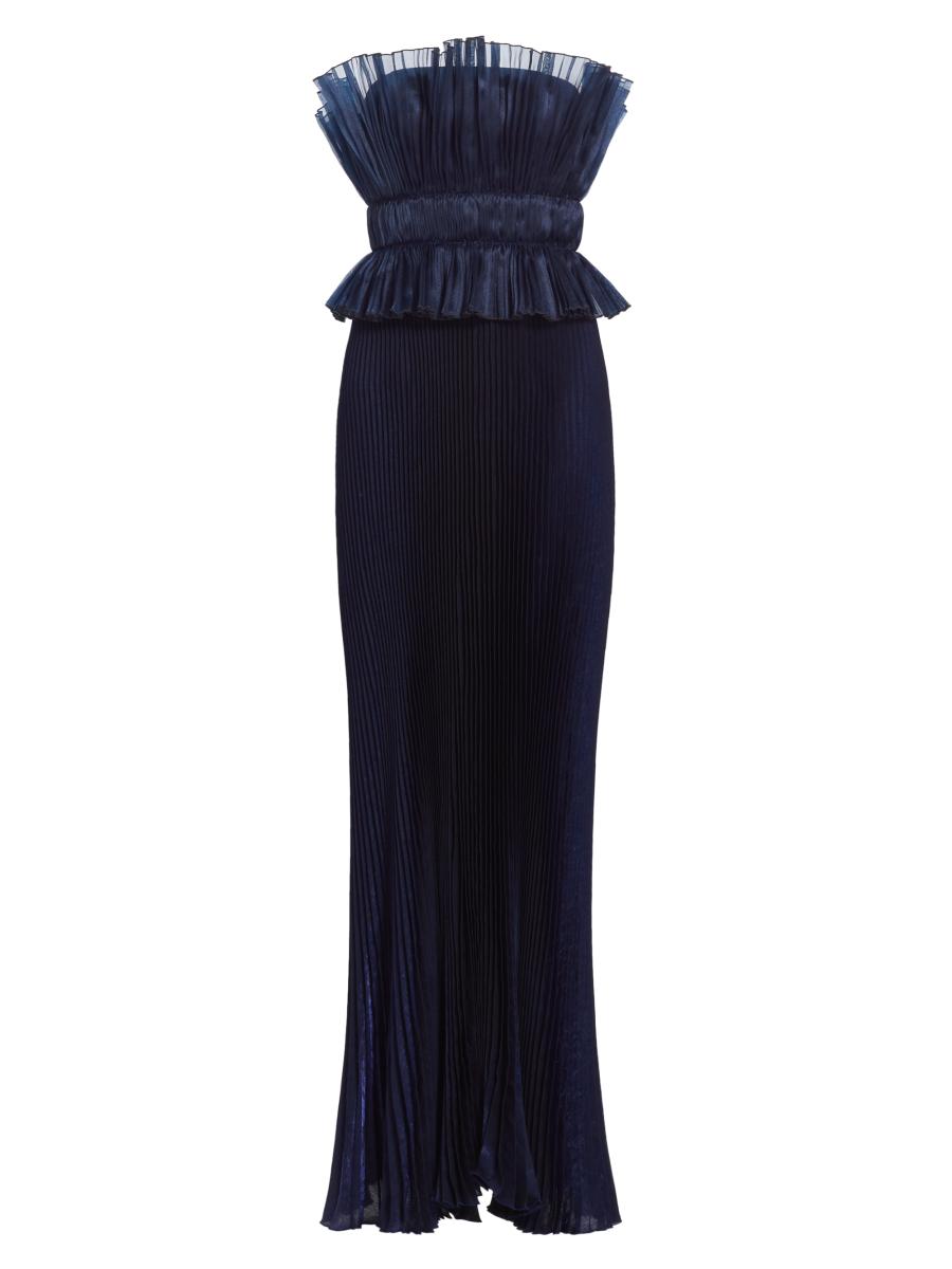 L'Idée Masquerade Strapless Column Gown | Saks Fifth Avenue