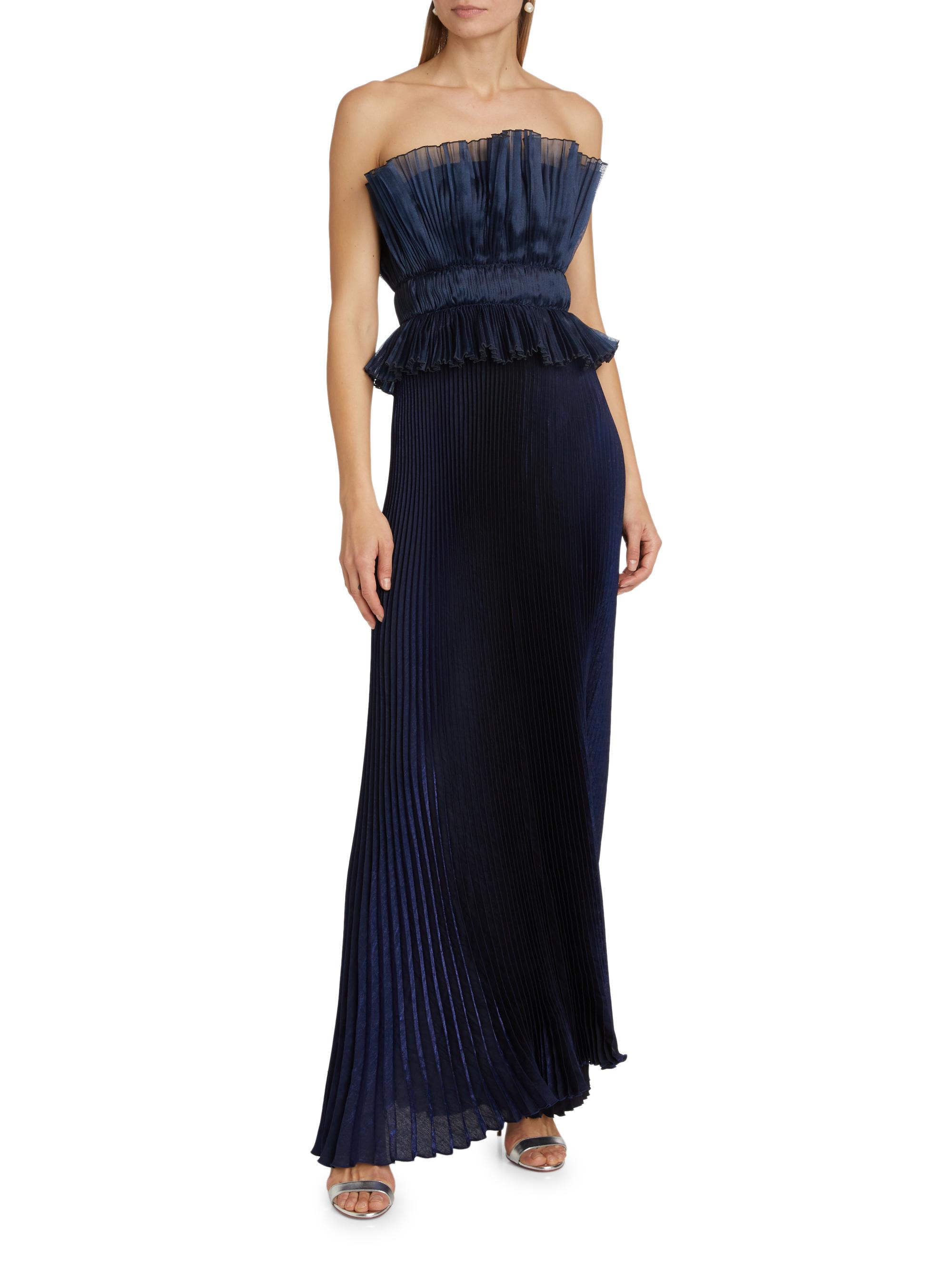 L'Idée Masquerade Strapless Column Gown | Saks Fifth Avenue