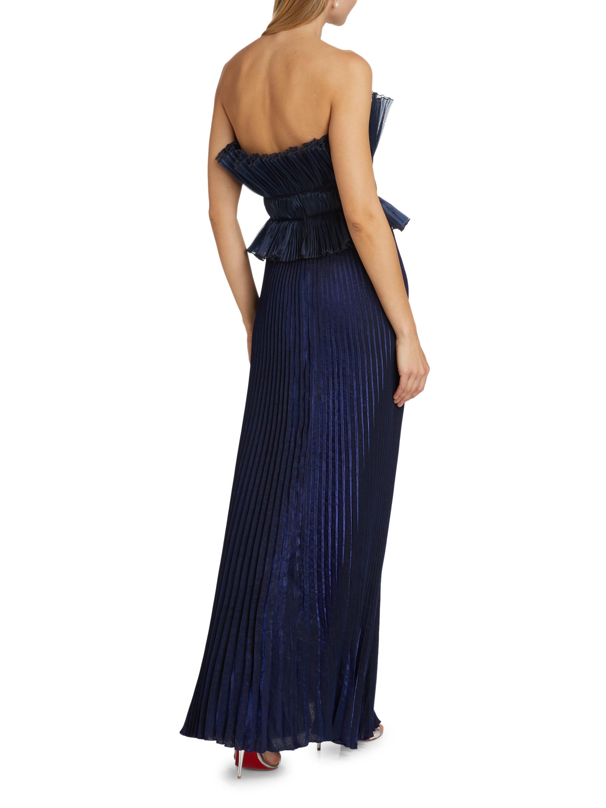L'Idée Masquerade Strapless Column Gown | Saks Fifth Avenue