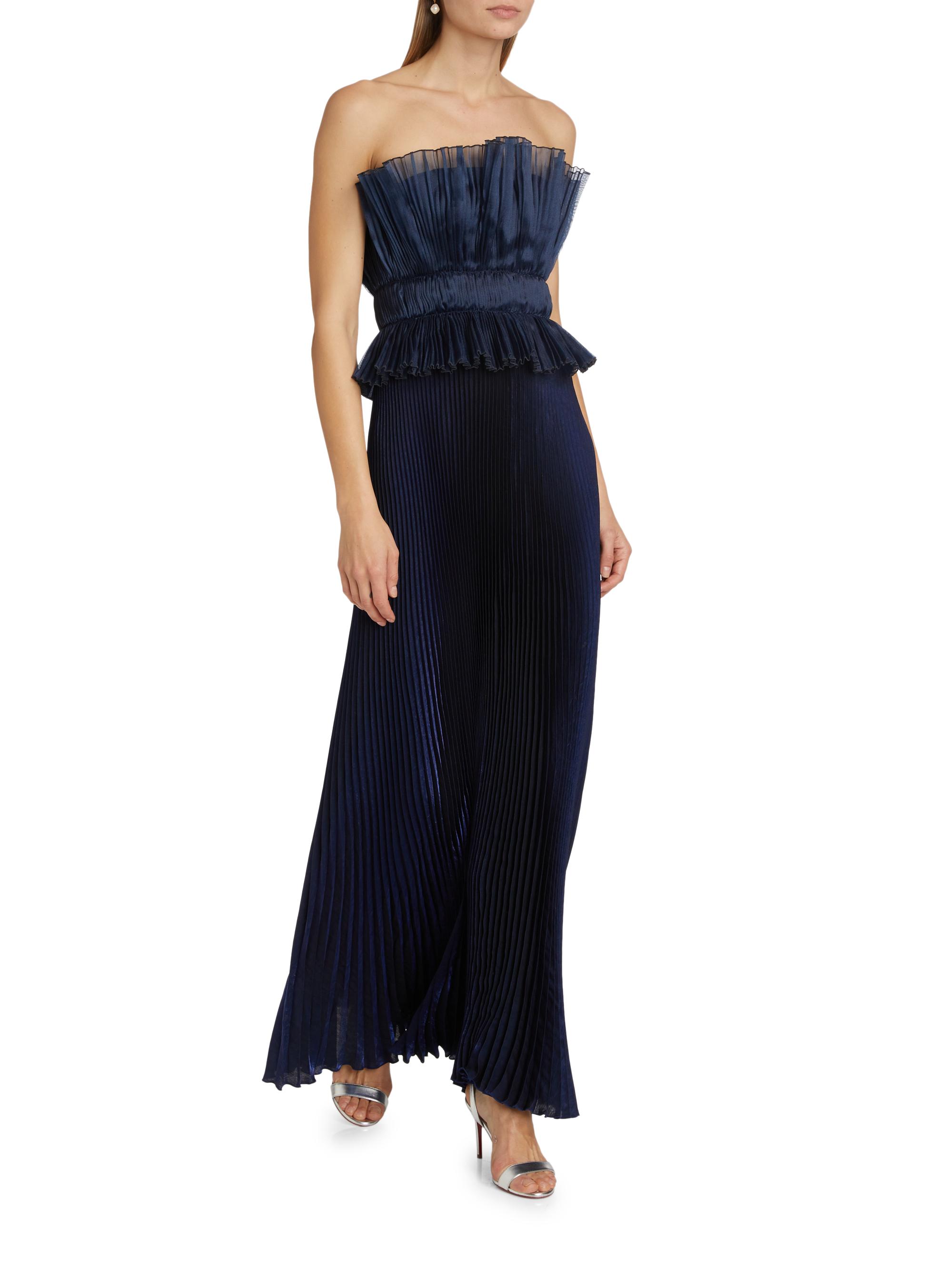 L'Idée Masquerade Strapless Column Gown | Saks Fifth Avenue