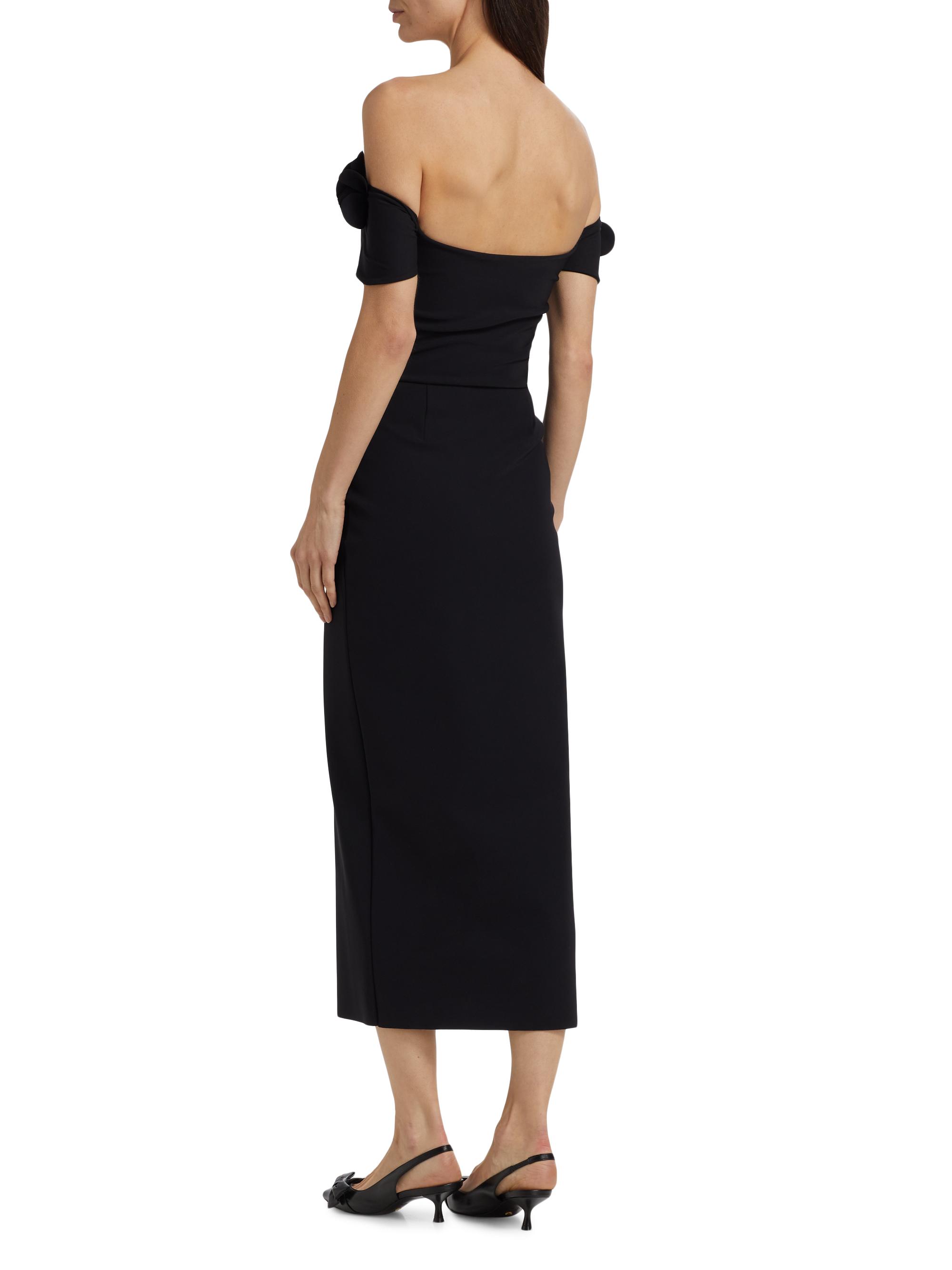 Chiara Boni La Petite Robe Yiana Off-The-Shoulder Midi-Dress | Saks ...