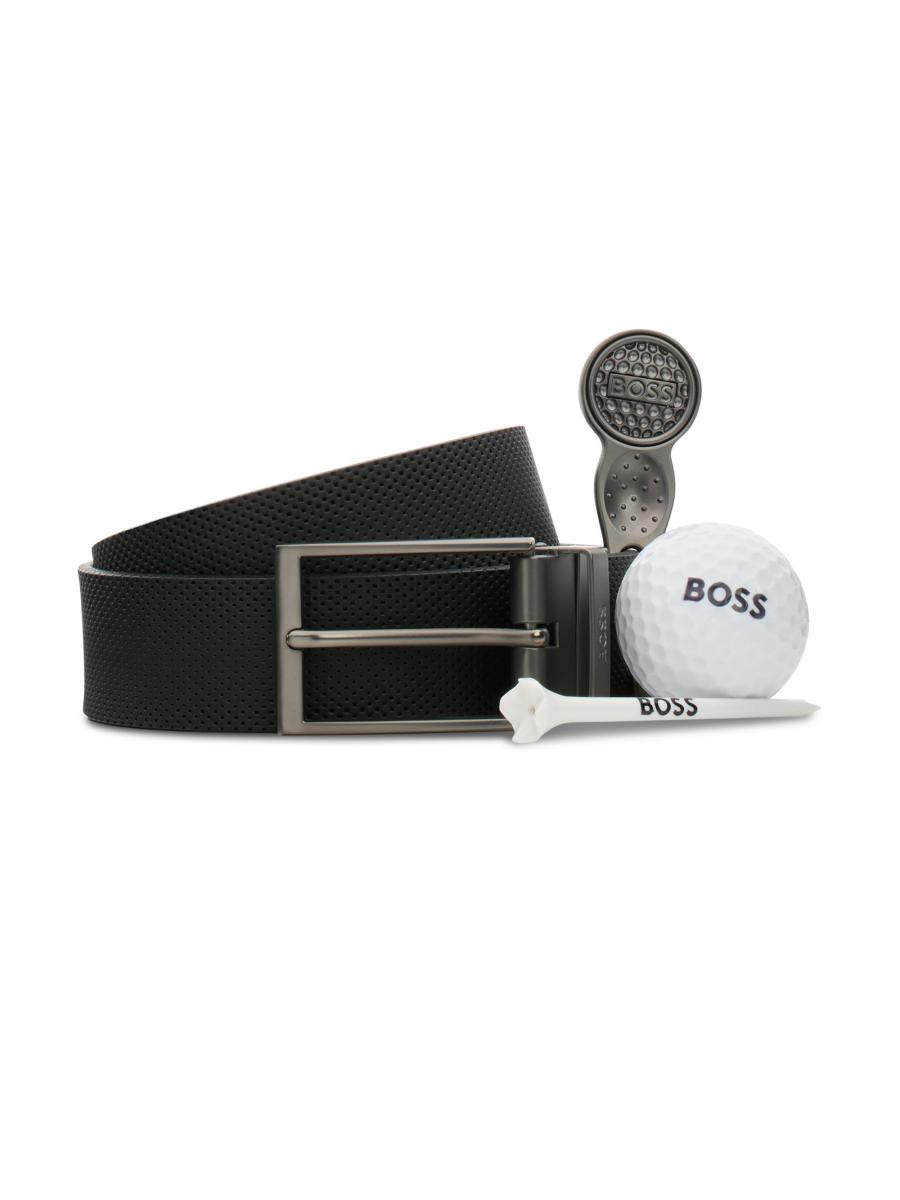BOSS Reversible Italian-Leather Belt | Saks Fifth Avenue