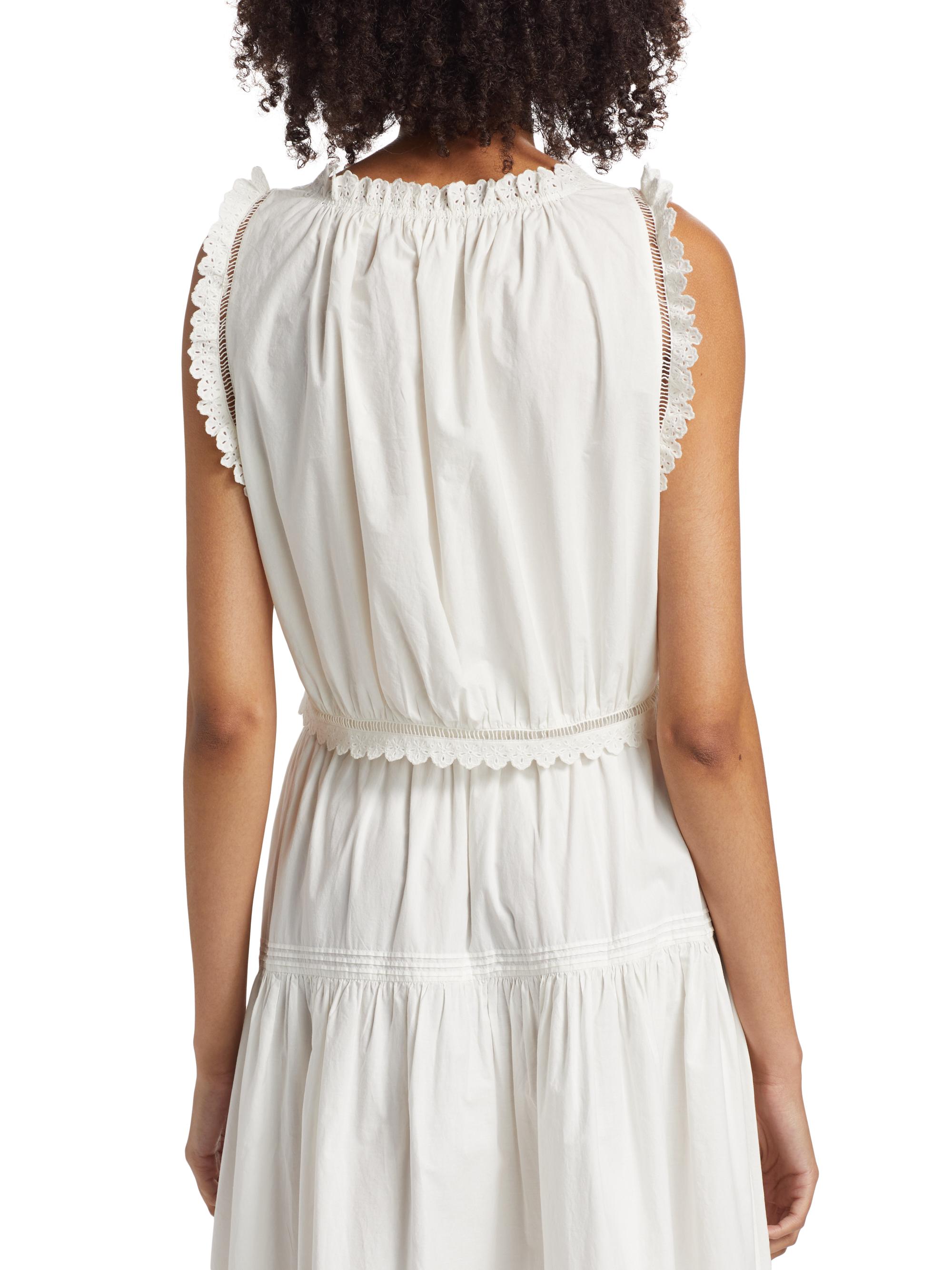 DÔEN Traveler Cotton Crop Top | Saks Fifth Avenue