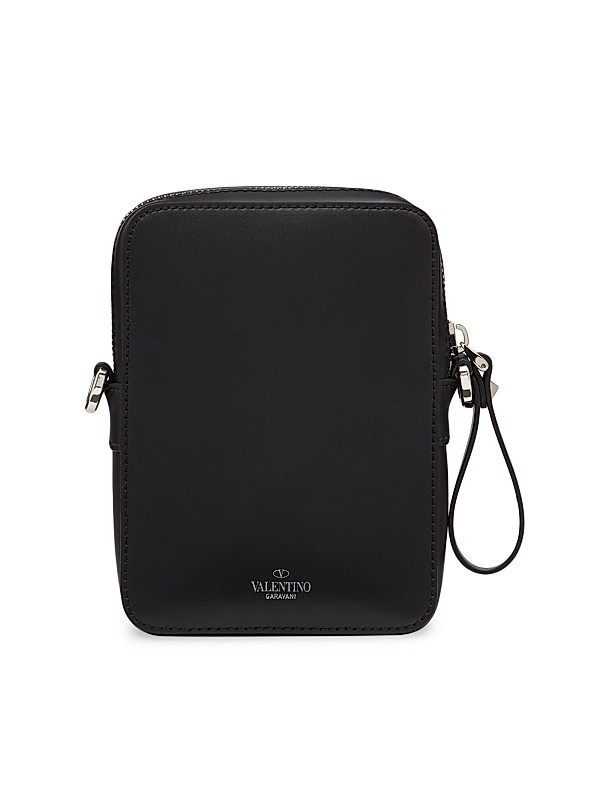 Shop Valentino Garavani Small VLTN Leather Crossbody Bag Shop Valentino Garavani Small VLTN Leather Crossbody Bag