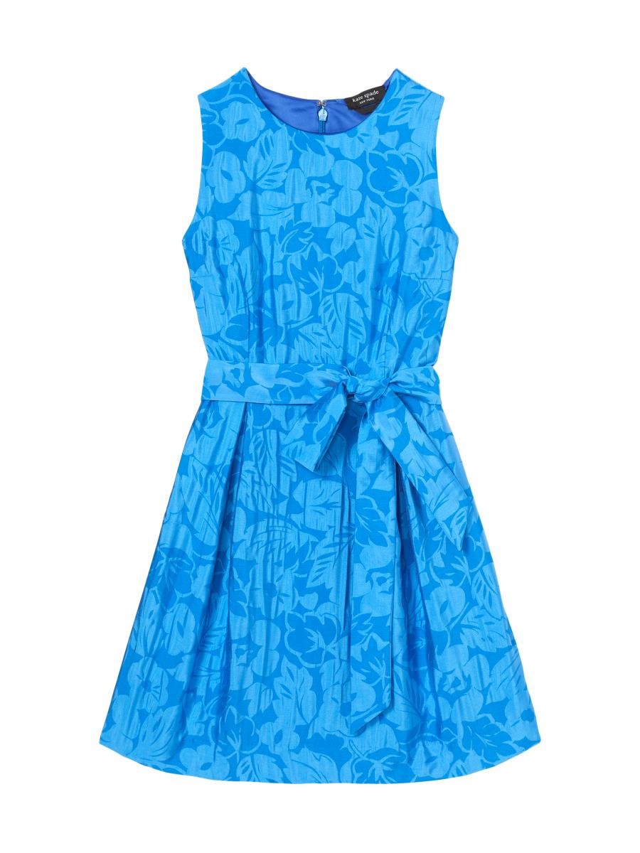 kate spade new york Alice Tropical Foliage Brocade Minidress | Saks ...