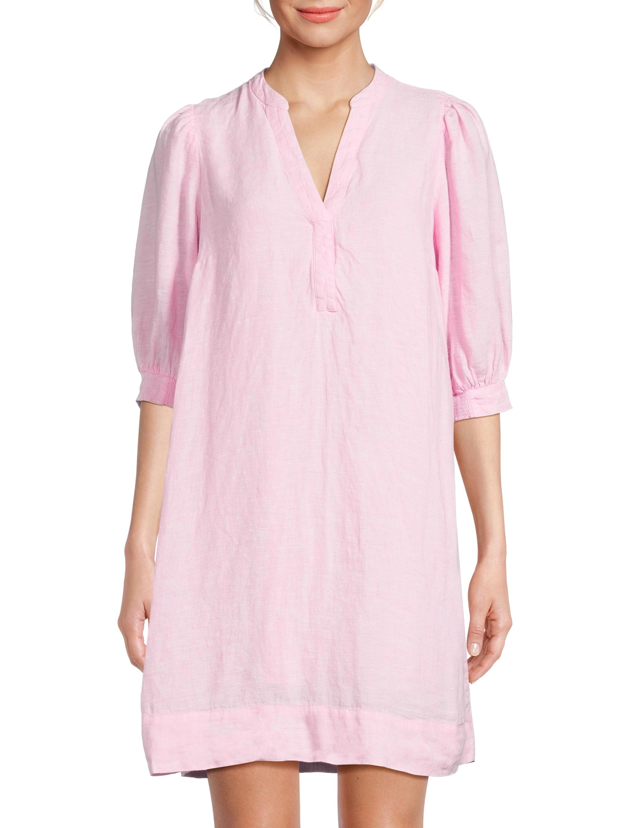 Lilly Pulitzer Mialeigh Linen Popover Dress | Saks Fifth Avenue